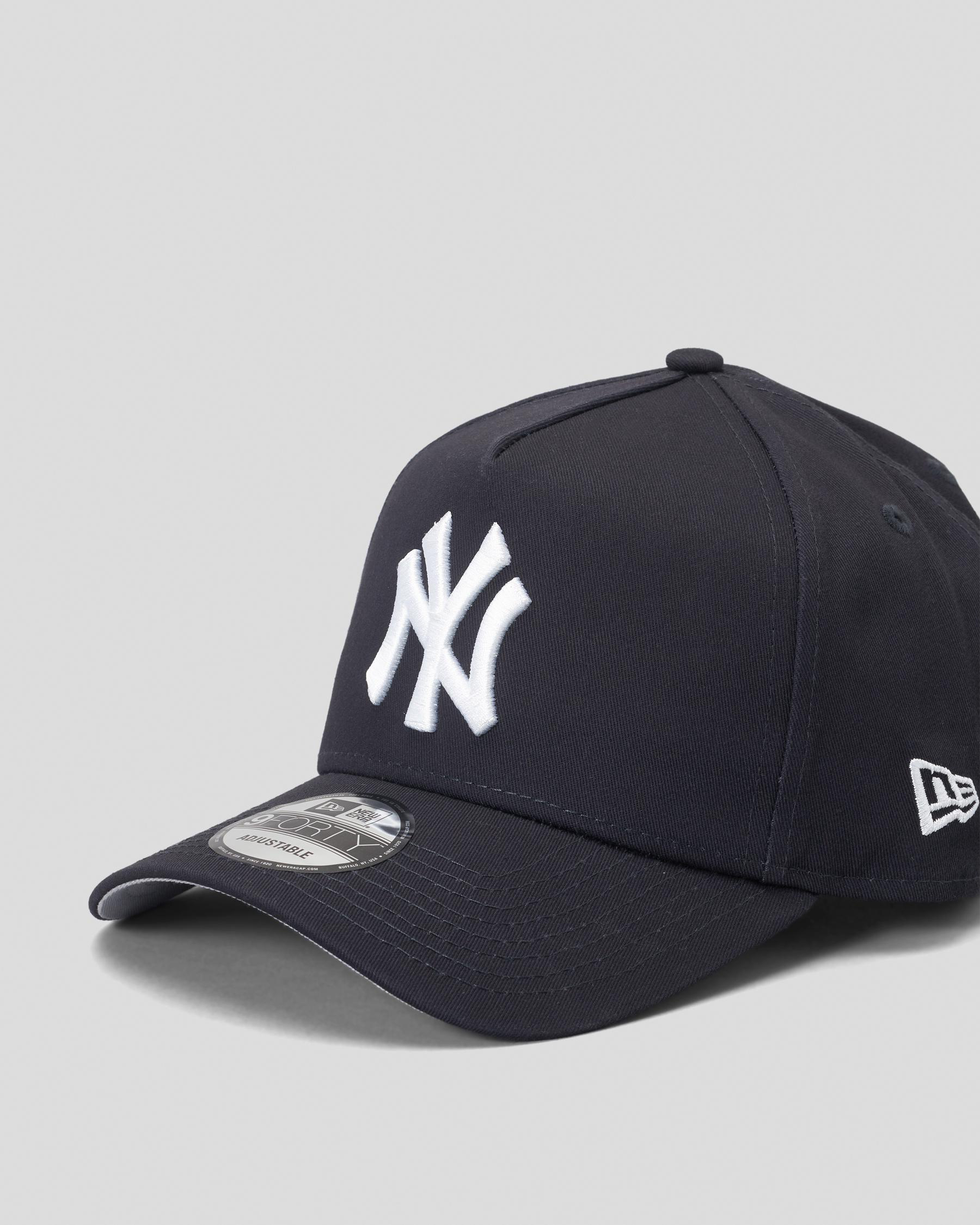 New Era New York Yankees 9Forty A-Frame Snapback Cap In Navy - Fast ...