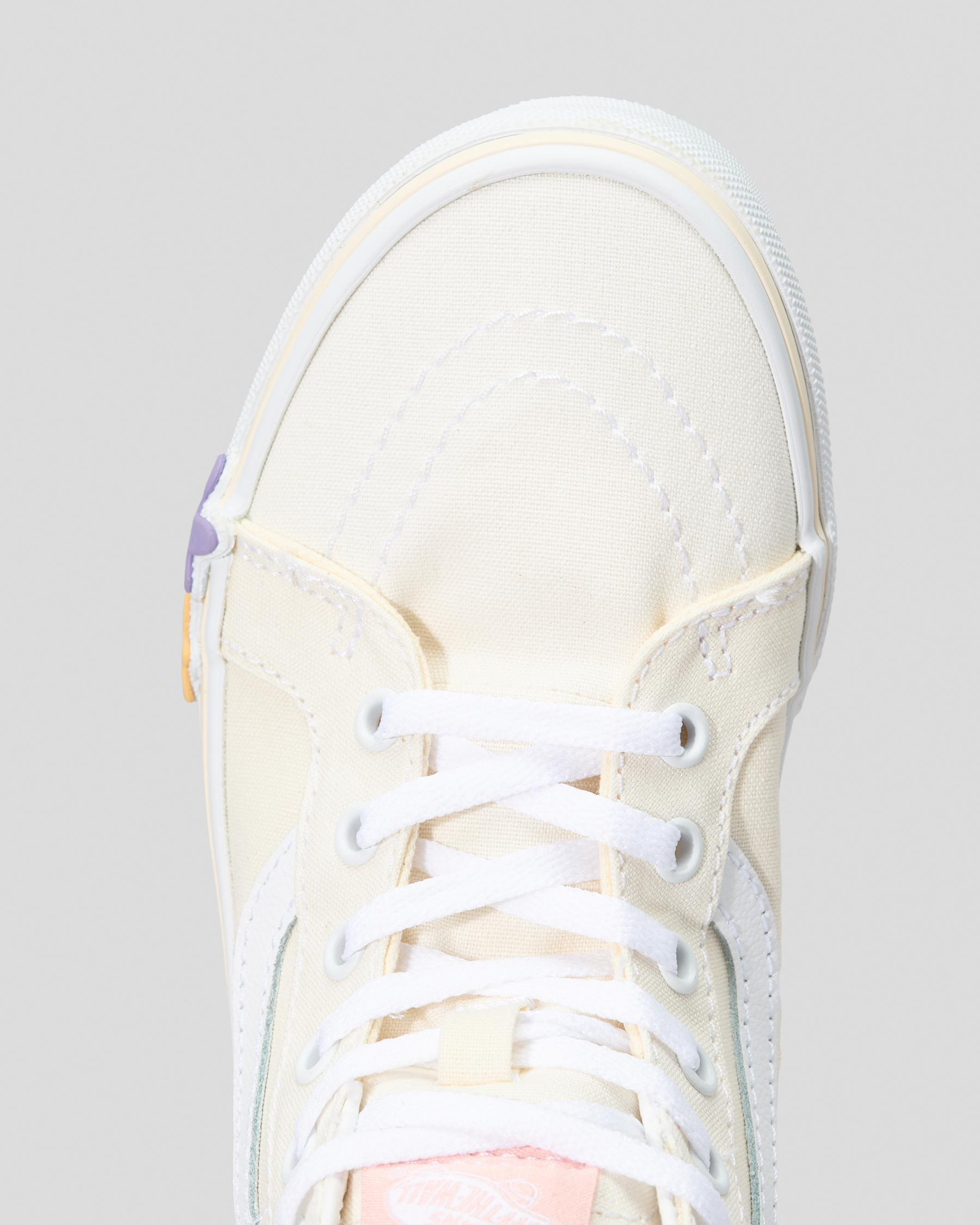 Shop Vans Girls' Sk8-Hi Zip Shoes In Egret - Fast Shipping & Easy ...