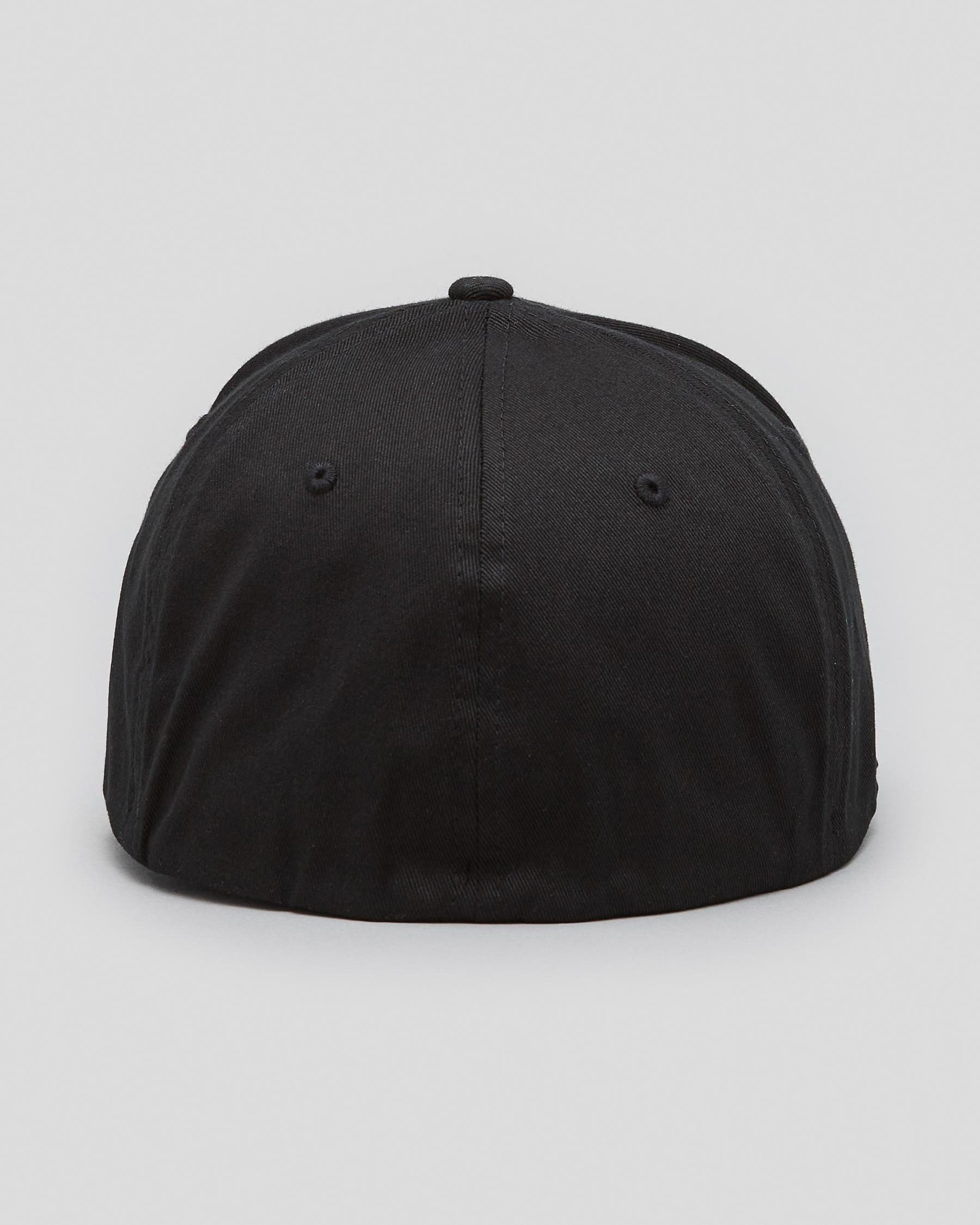 Shop Fox Ellipsoid Flexfit Cap In Black/ White - Fast Shipping & Easy ...