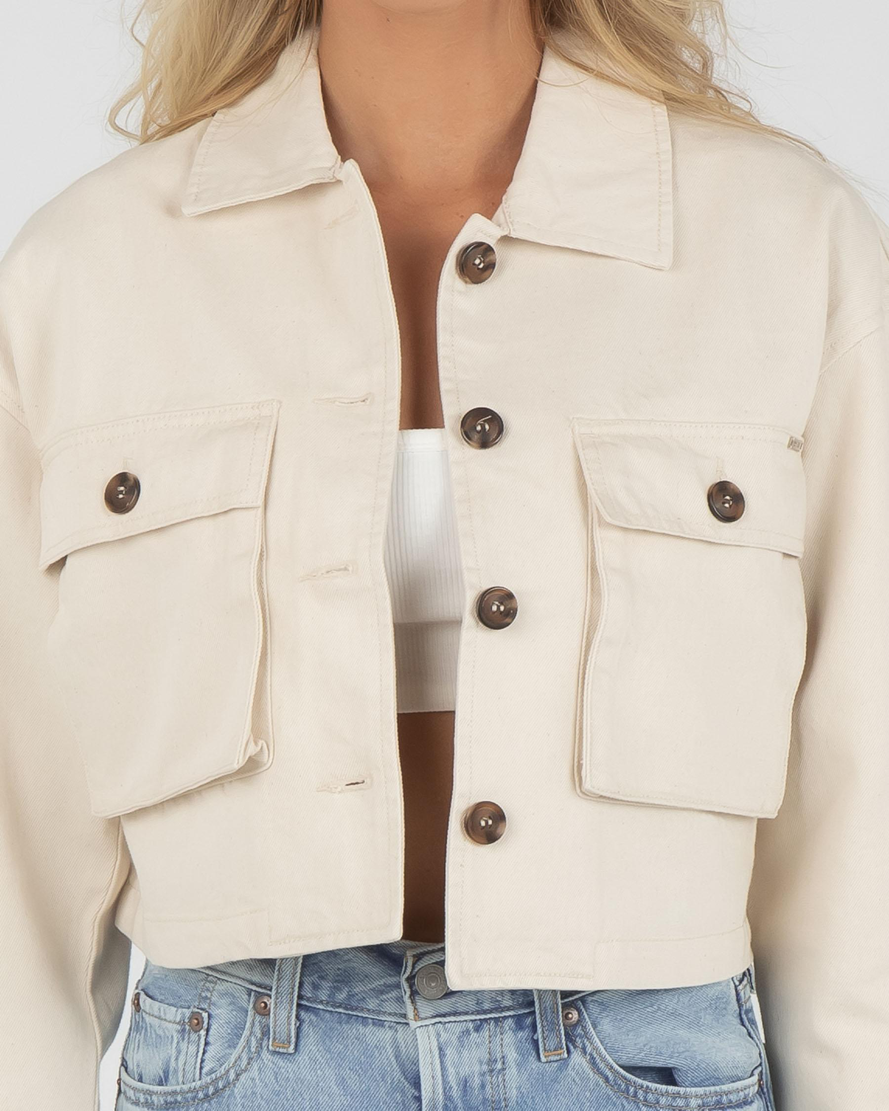 Shop Used Smitten Jacket In Natural - Fast Shipping & Easy Returns ...