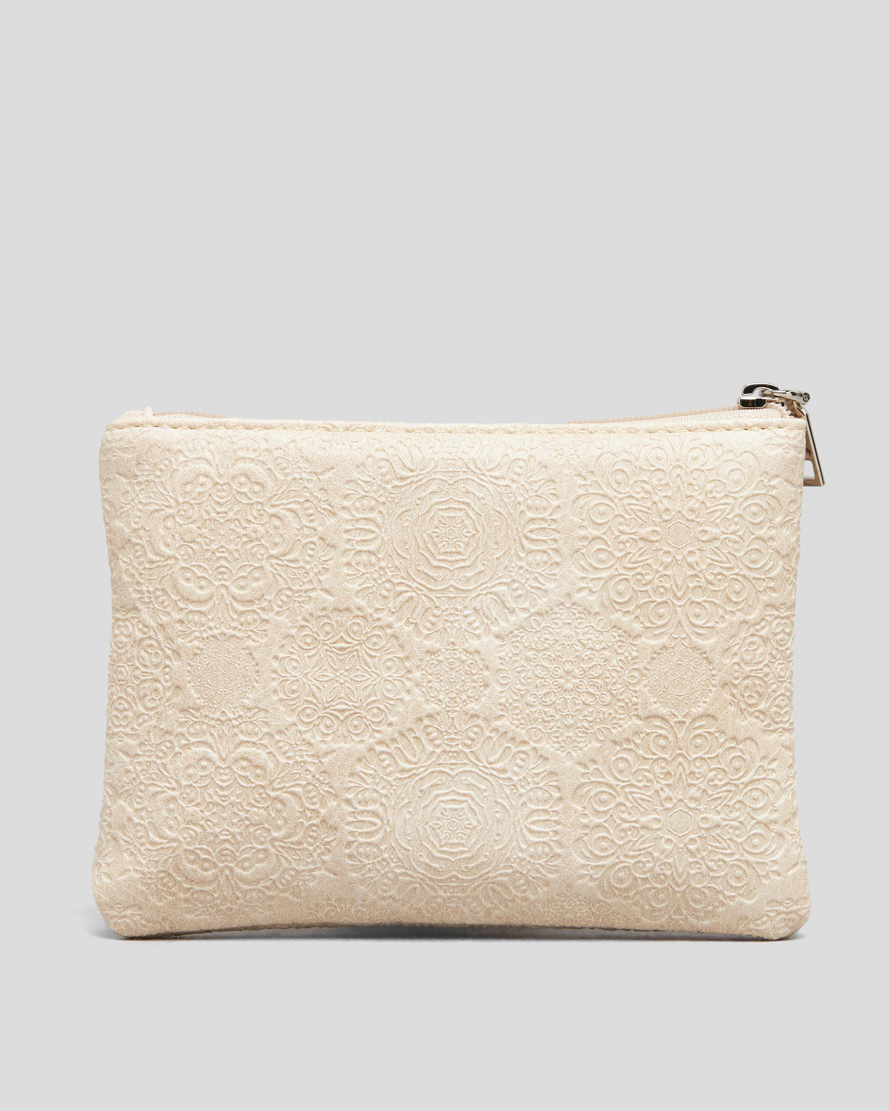 Shop Mooloola Kyla Coin Purse In Sand/pale Pink - Fast Shipping & Easy ...