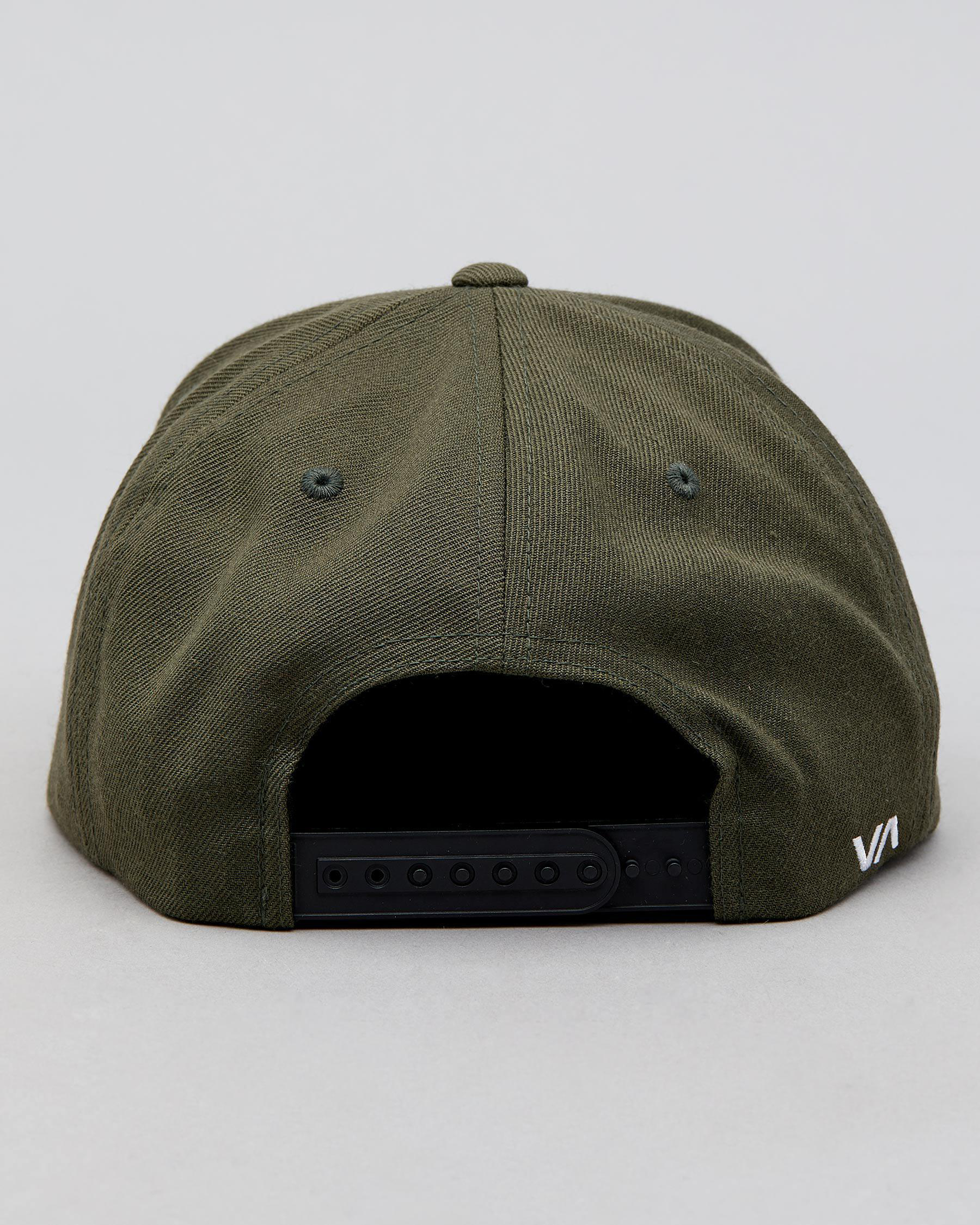 Shop RVCA Twill Snapback Cap In Aloe - Fast Shipping & Easy Returns ...