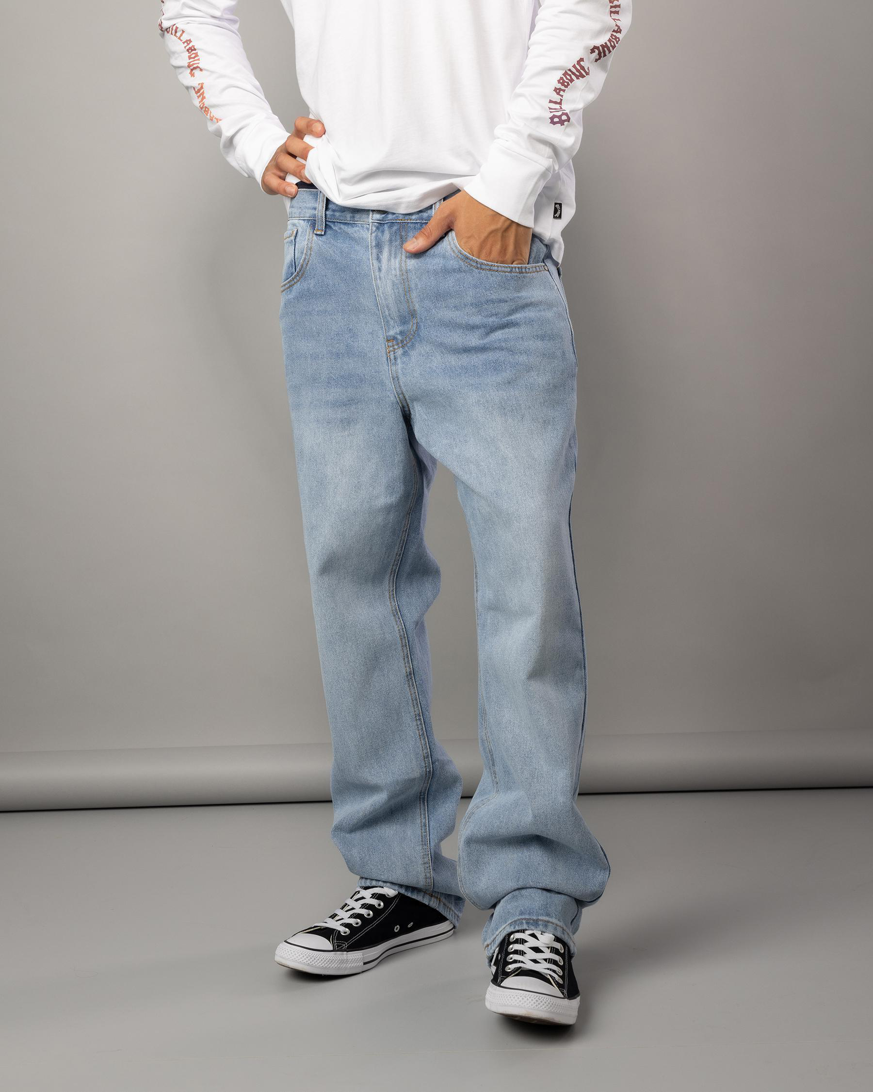 Shop Skylark Colossal Jeans In Light Blue - Fast Shipping & Easy ...