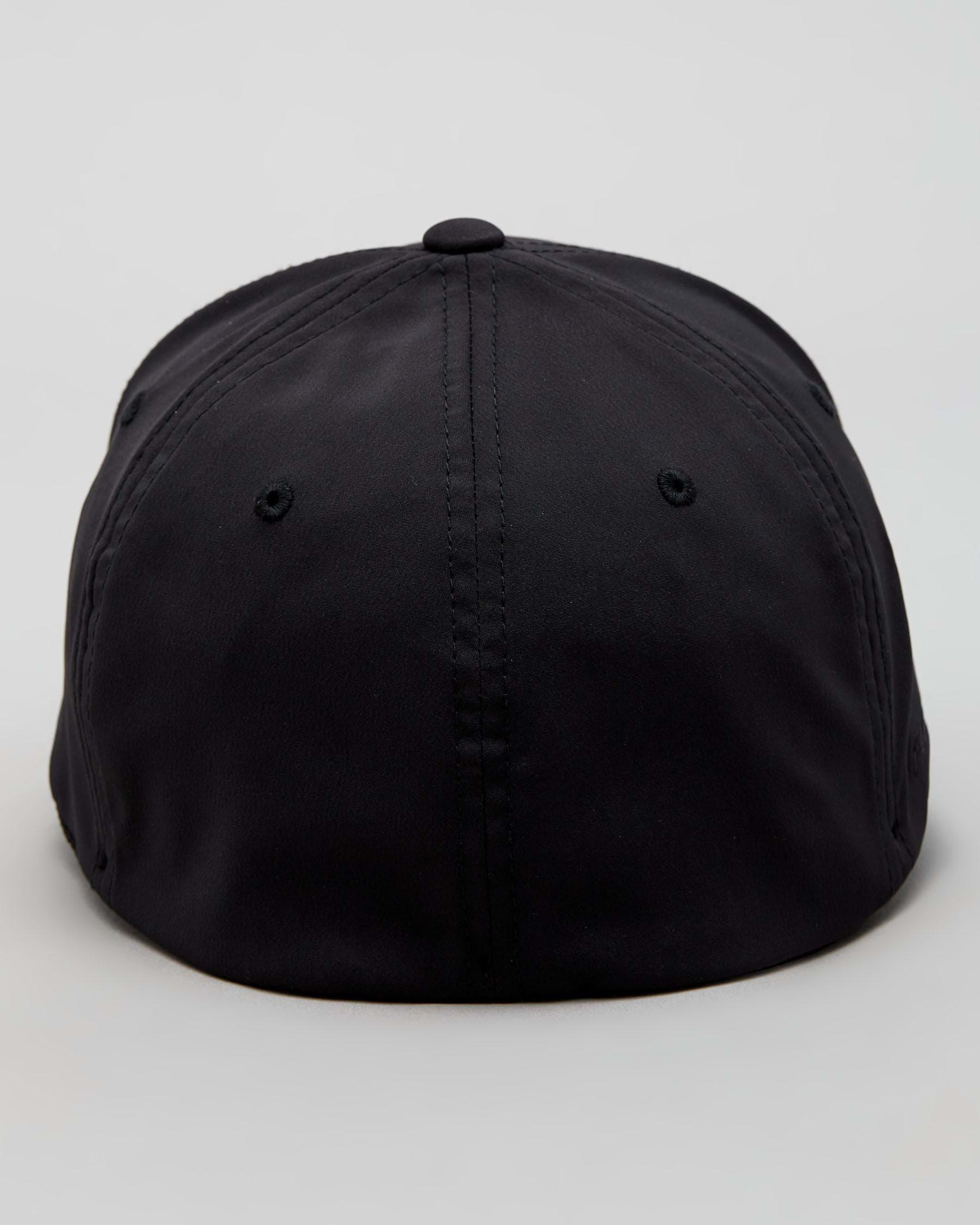 Shop Quiksilver Amped Up Cap In True Black - Fast Shipping & Easy ...