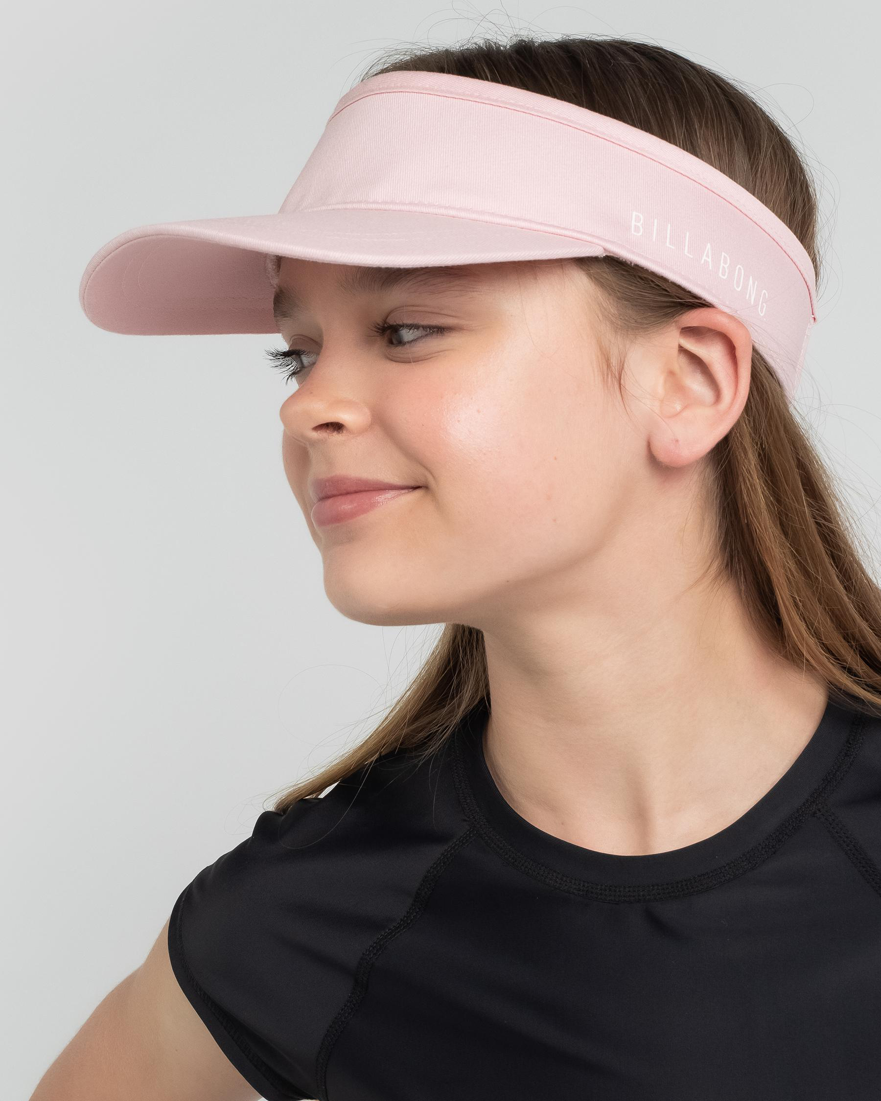 Shop Billabong Girls' Infinity Visor In Tickled Pink - Fast Shipping ...