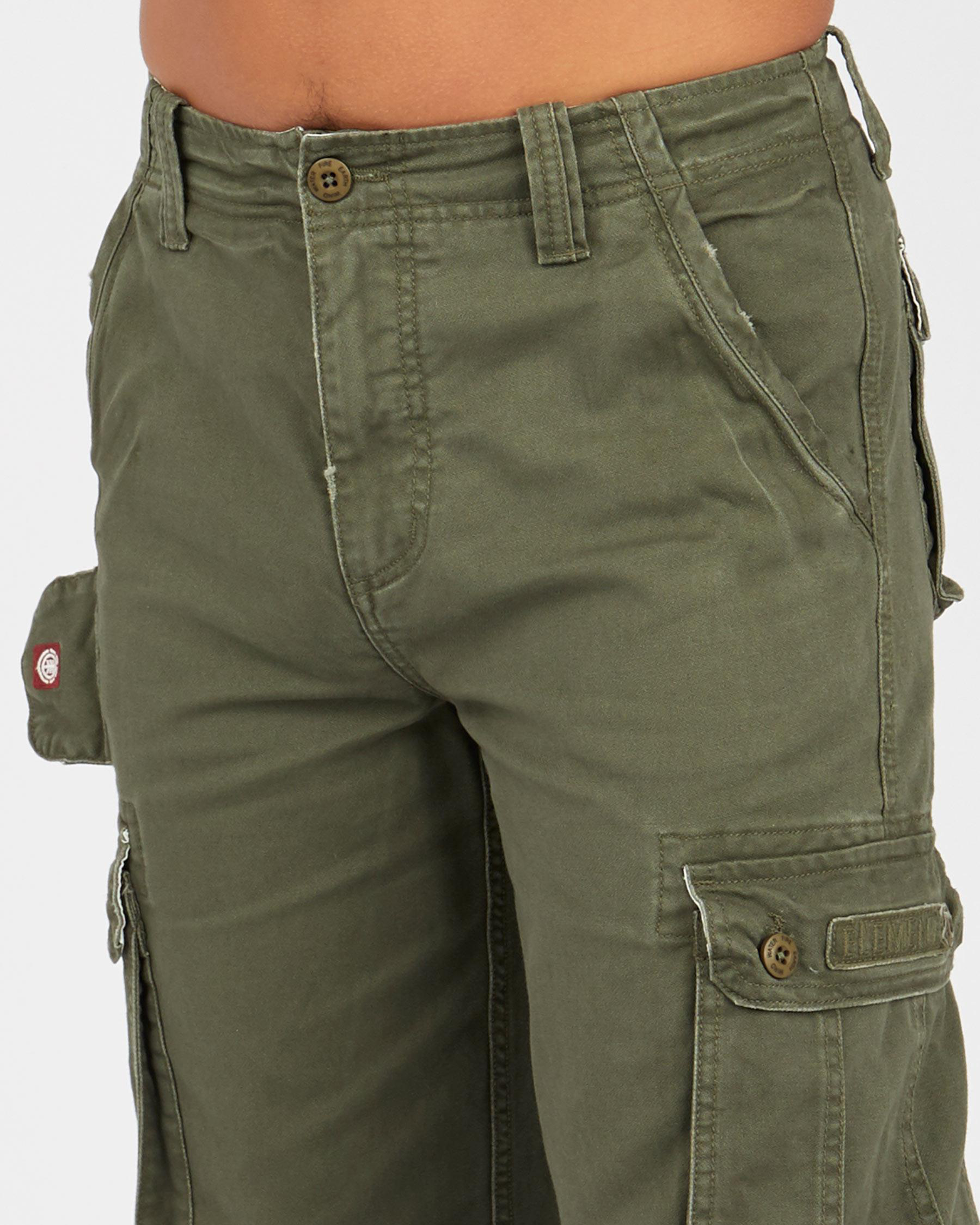 Shop Element Source Cargo Pants In Olive - Fast Shipping & Easy Returns ...