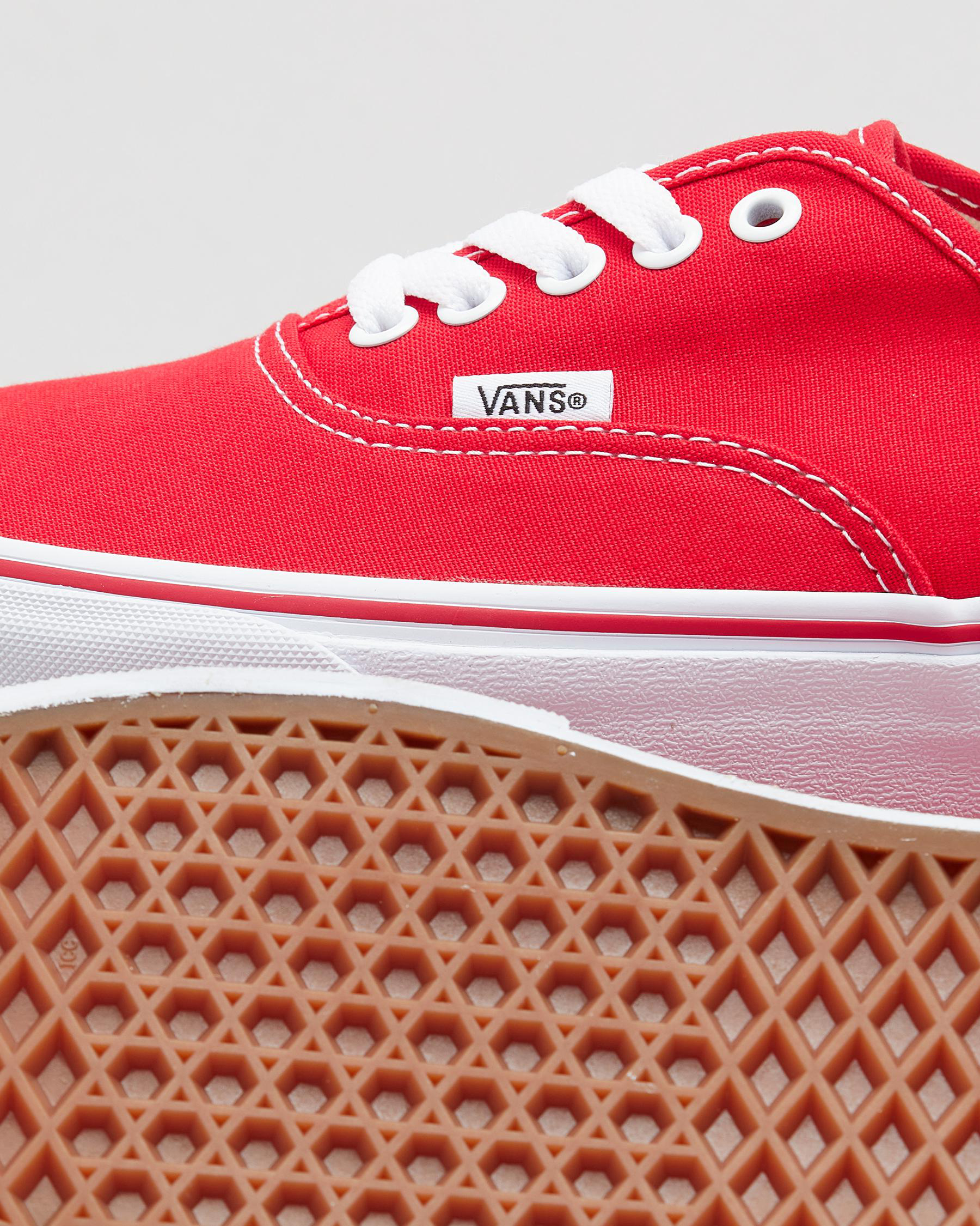 Shop Vans Authentic Shoes In Red - Fast Shipping & Easy Returns - City ...