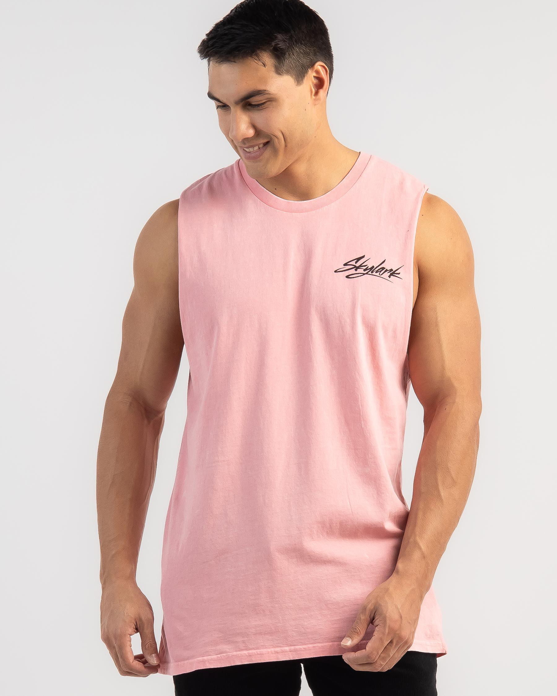 Shop Skylark Journeys Muscle Tank In Pink Acid - Fast Shipping & Easy ...