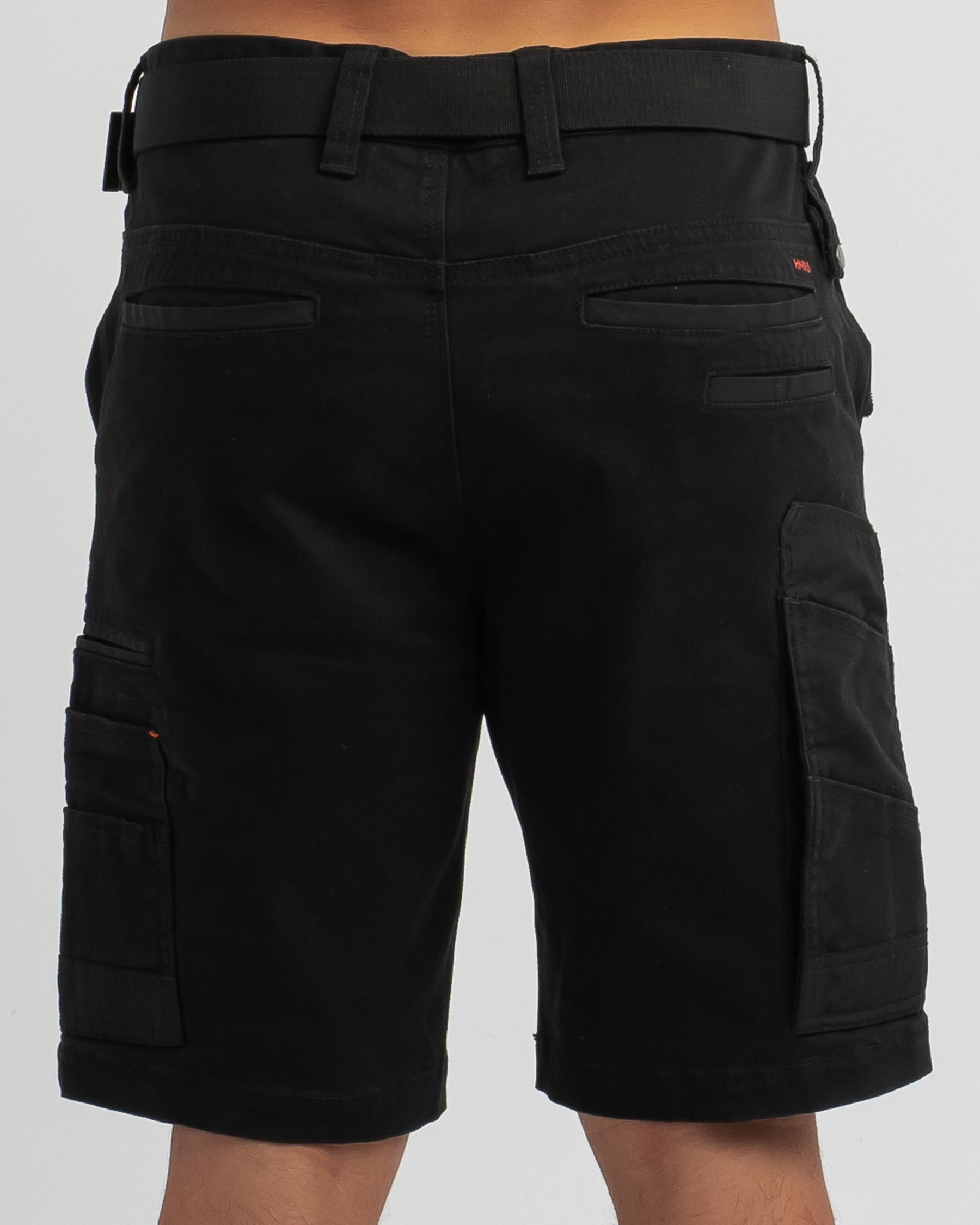 Shop HMRD Forged Walk Shorts In Black - Fast Shipping & Easy Returns ...