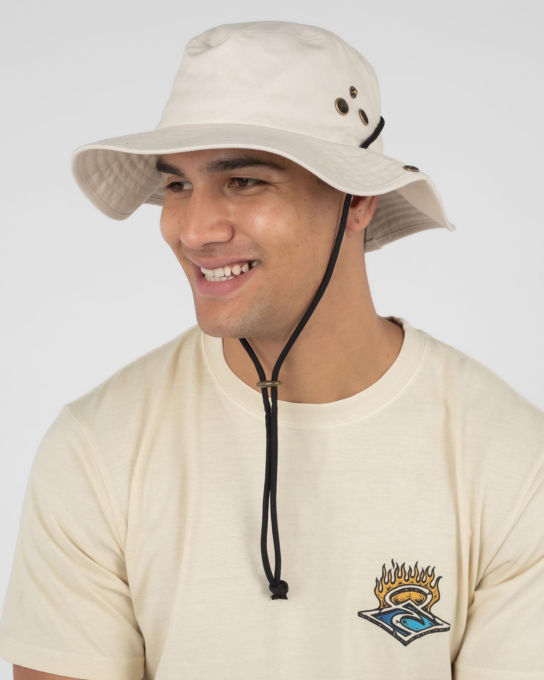 Shop Rusty Natured Boy Hat In Beige Fog - Fast Shipping & Easy Returns ...