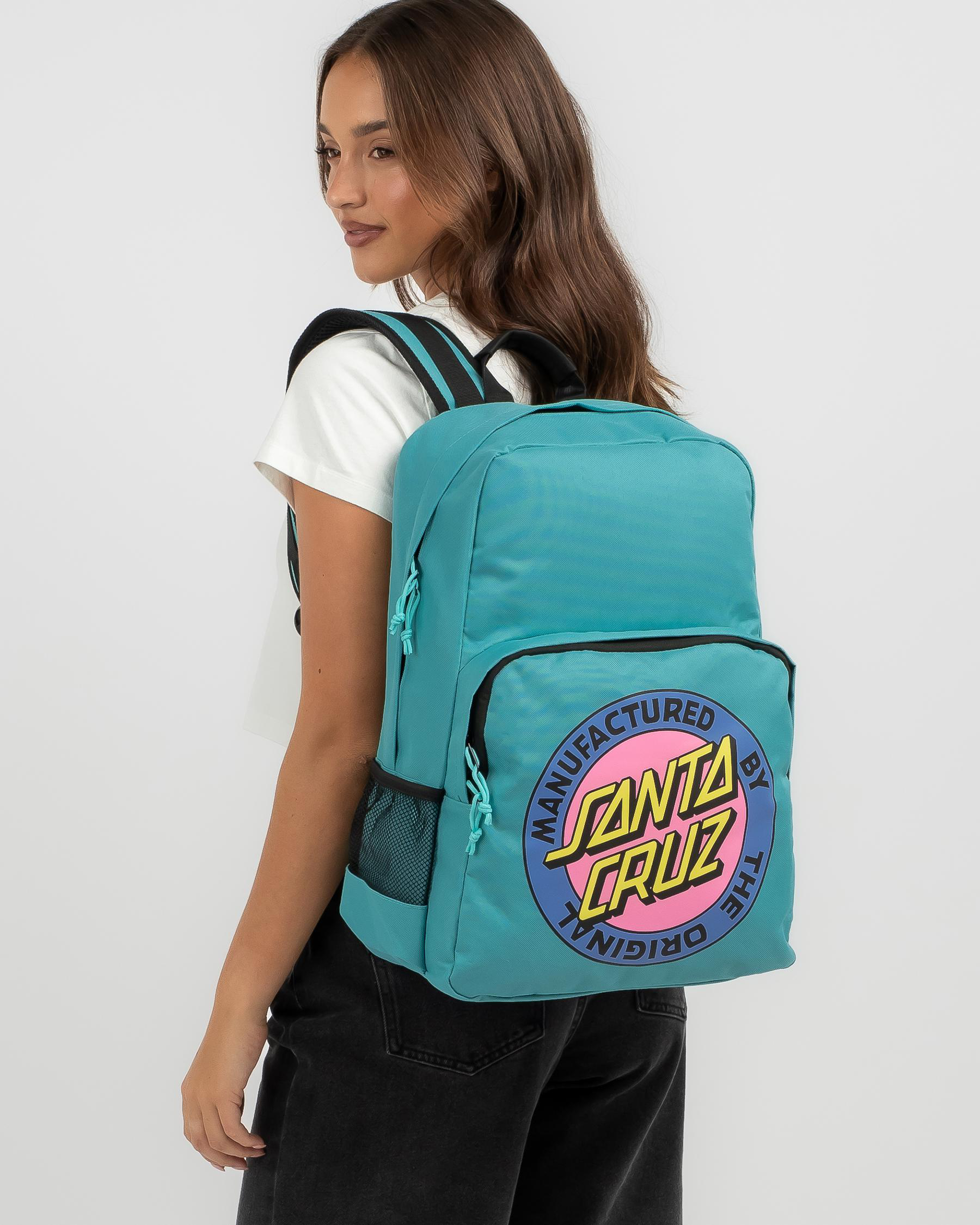 Shop Santa Cruz MFG Dot Retro Backpack In Sage - Fast Shipping & Easy ...