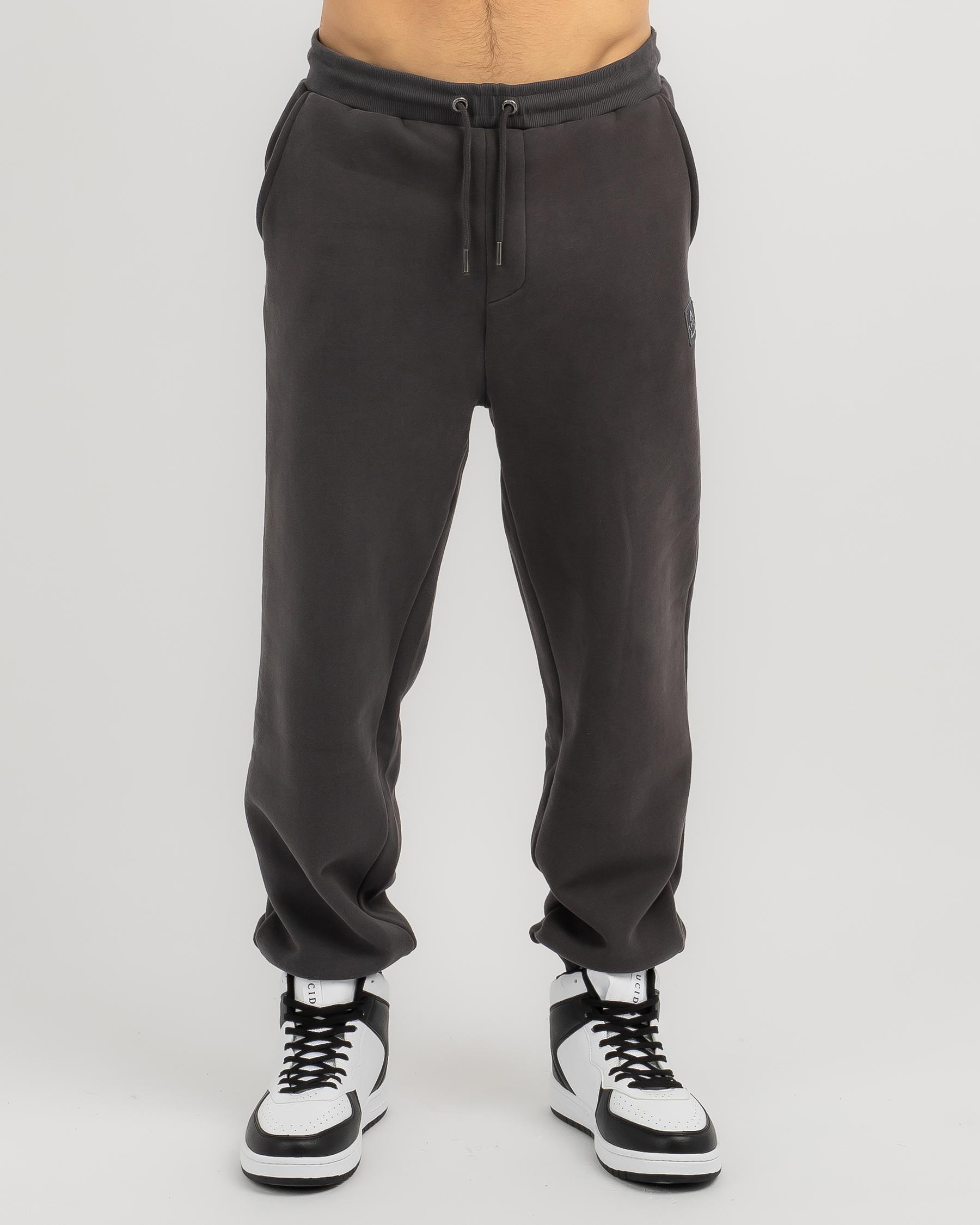 Shop Lucid Amplified Track Pants In Charcoal - Fast Shipping & Easy ...