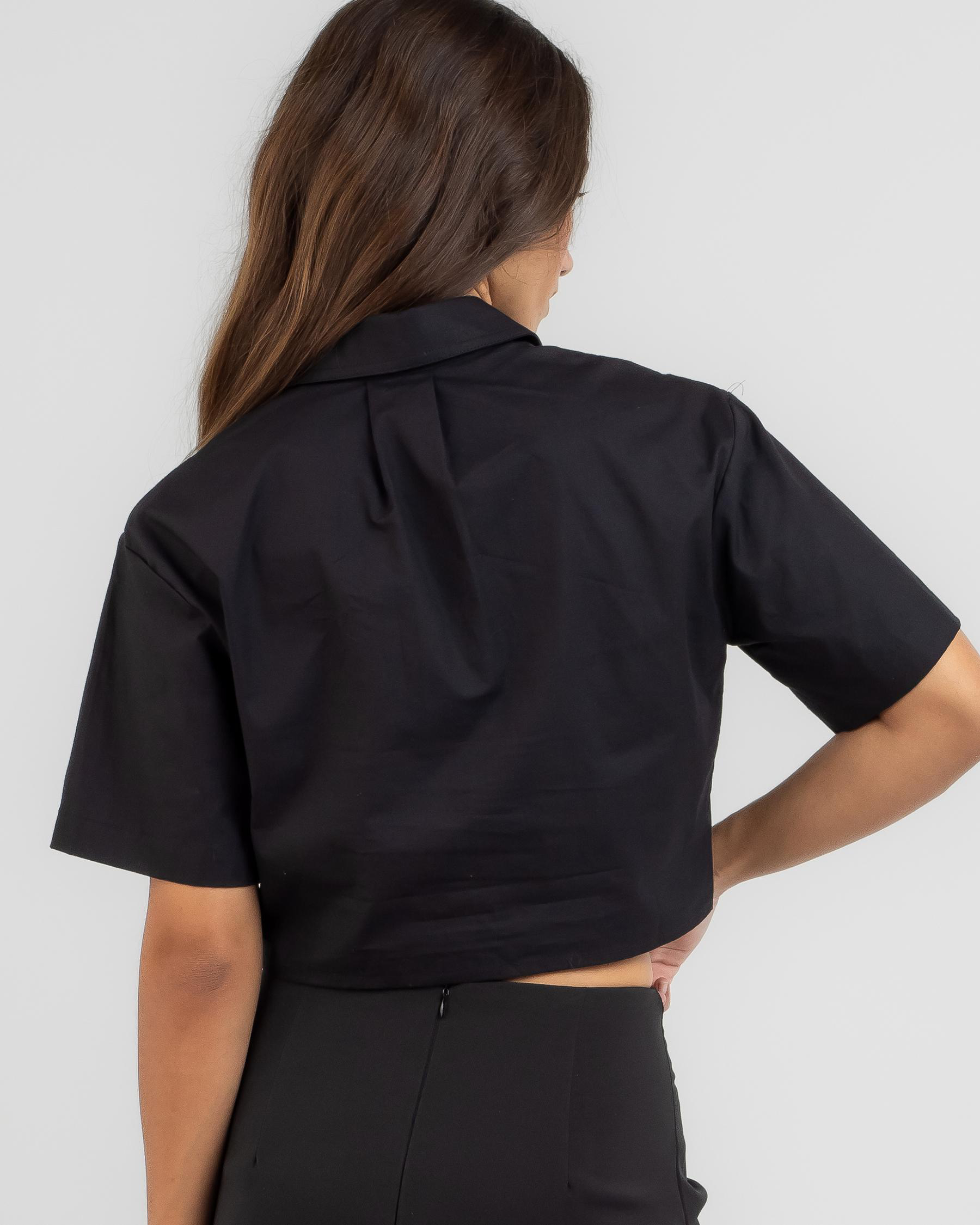 Shop Ava And Ever Iris Short Sleeve Shirt In Black - Fast Shipping & Easy Returns - City Beach ...
