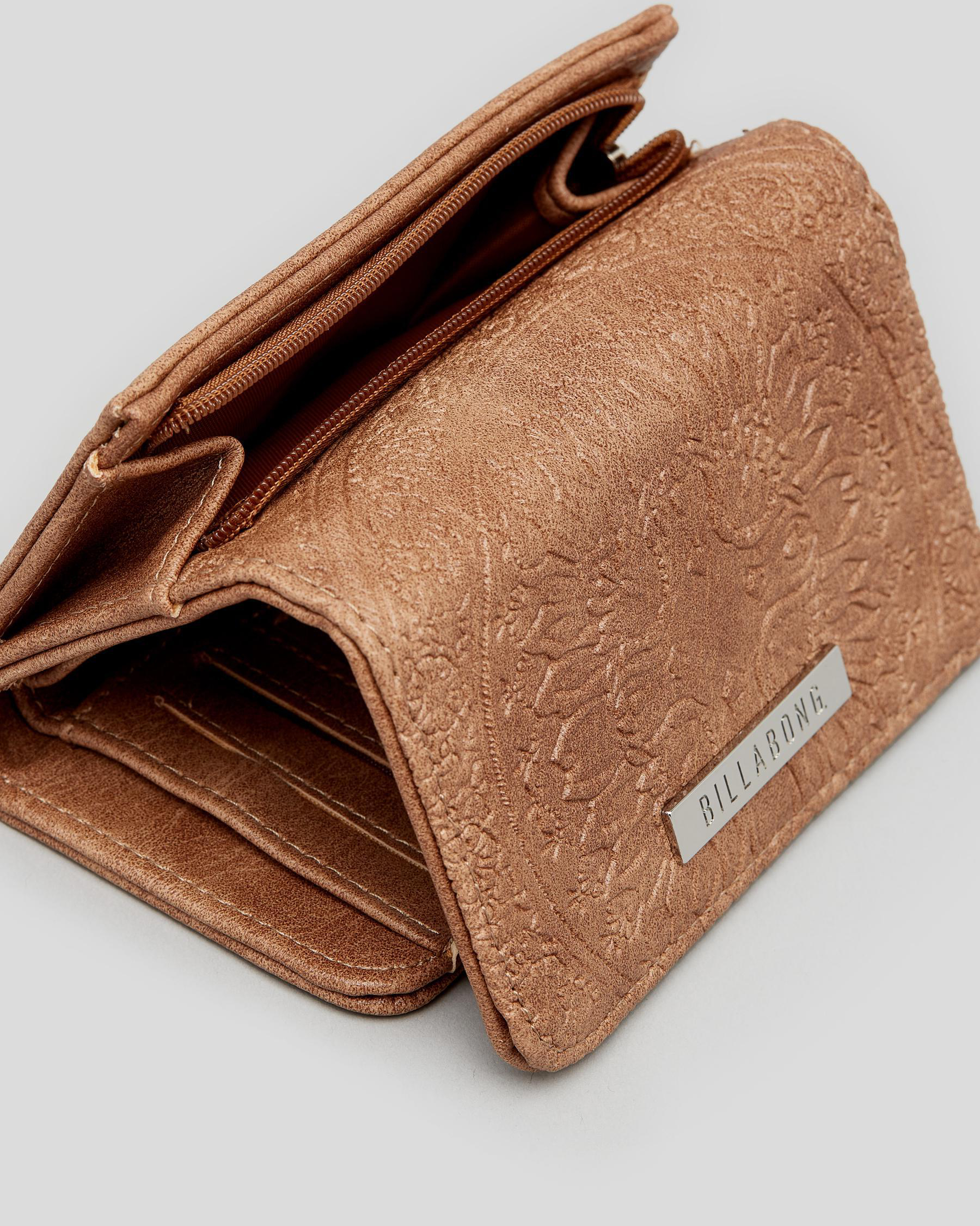 Shop Billabong New Dawn Wallet In Chocolate - Fast Shipping & Easy ...