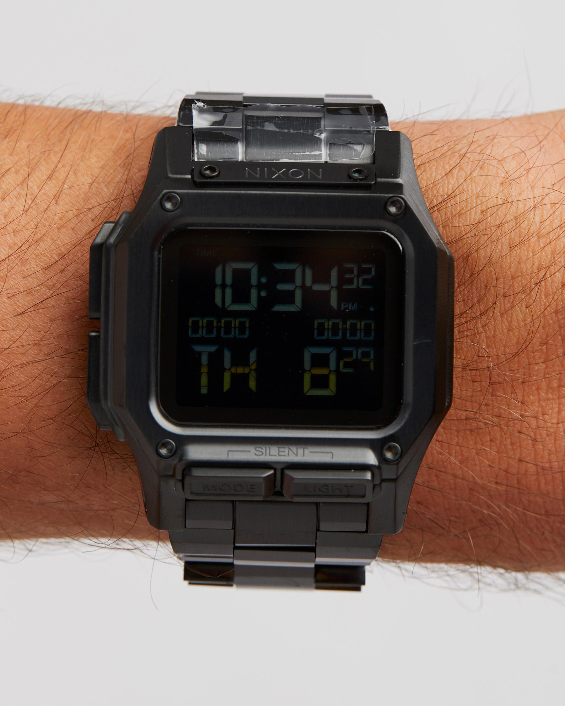 Shop Nixon Regulus SS Watch In All Black - Fast Shipping & Easy Returns ...