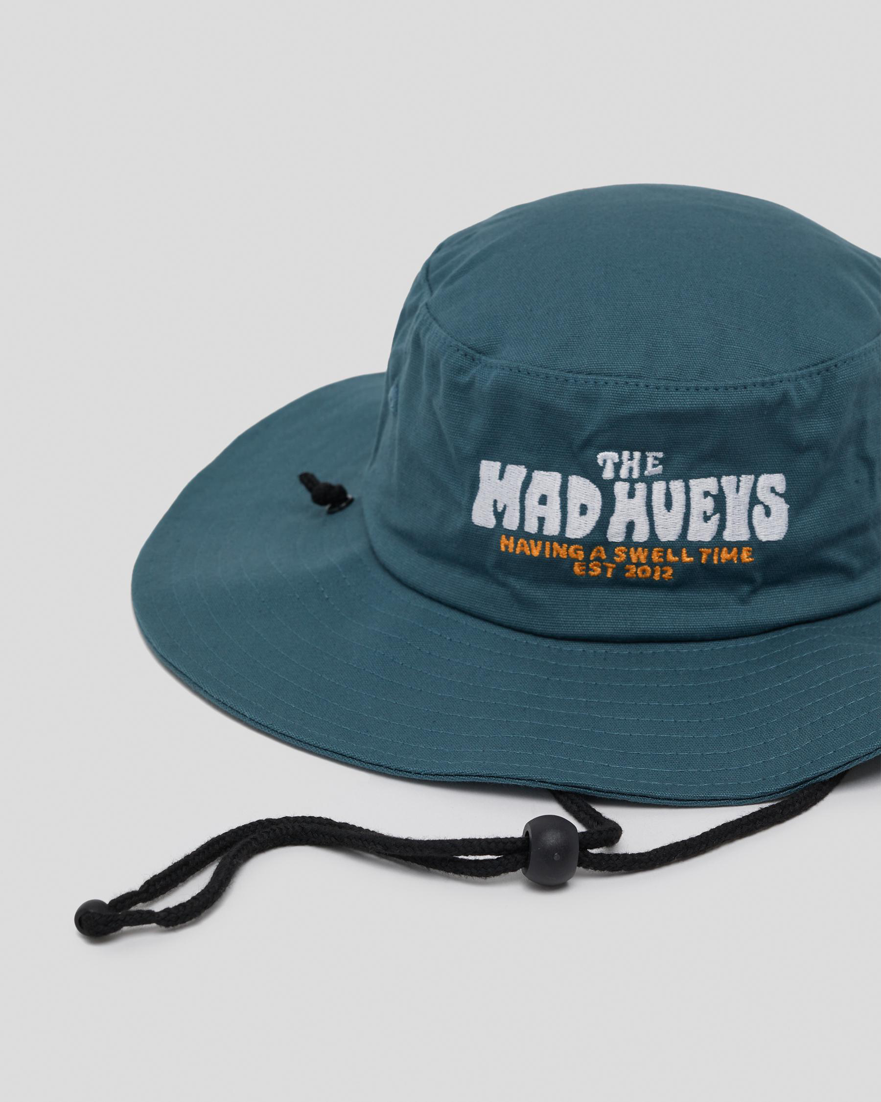 Shop The Mad Hueys Boys' Having A Swell Time Wide brim Hat In Slate ...