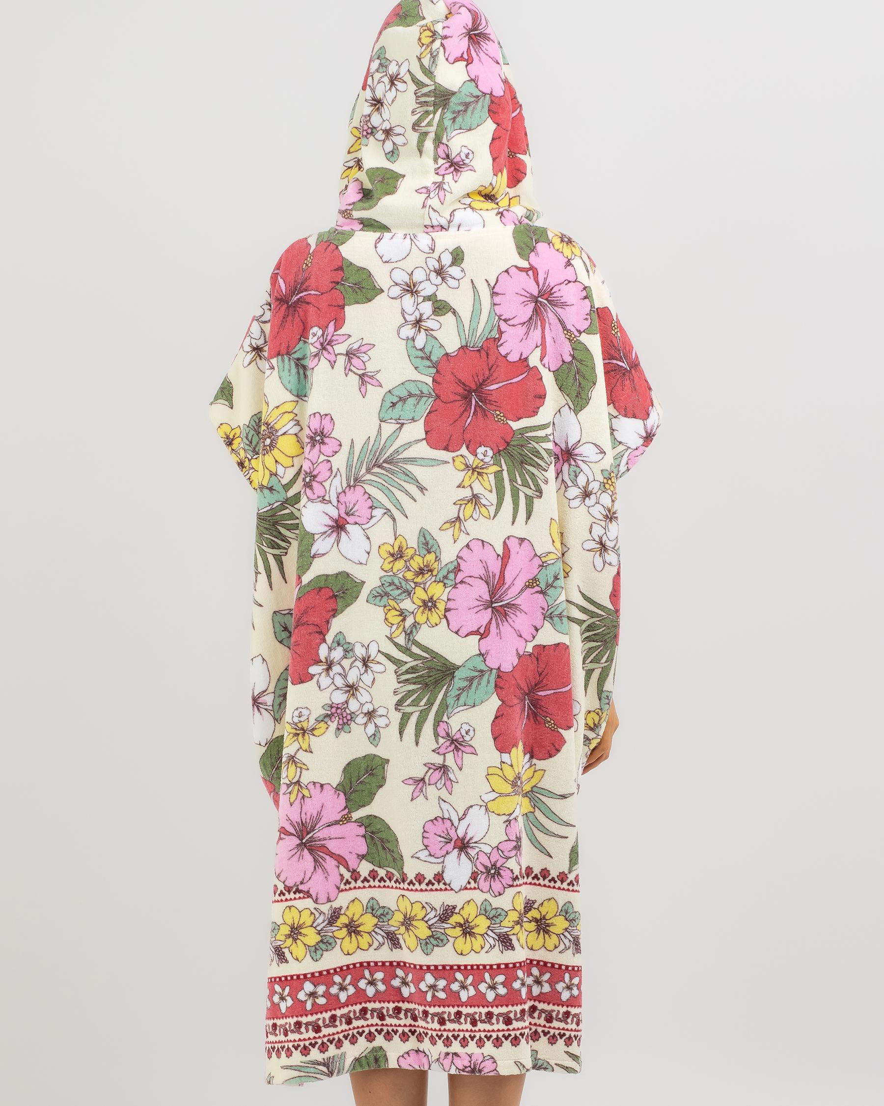 Shop Topanga Aloha Hooded Towel In White - Fast Shipping & Easy Returns ...