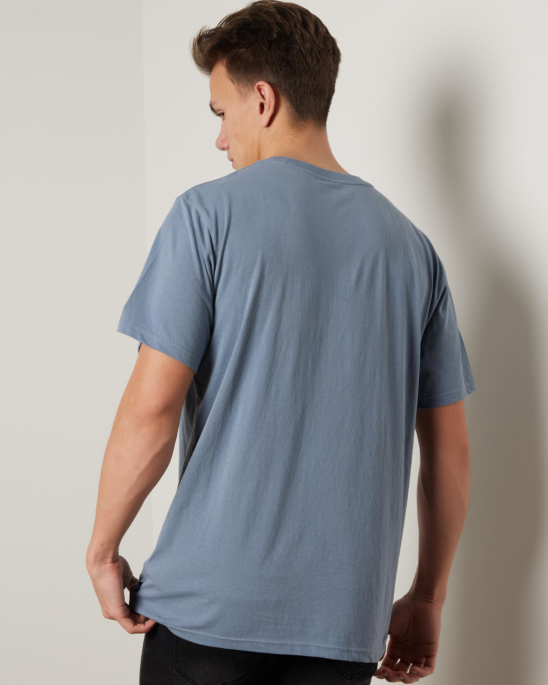 Shop Quiksilver Modern Clicker T-Shirt In Flint Stone - Fast Shipping ...