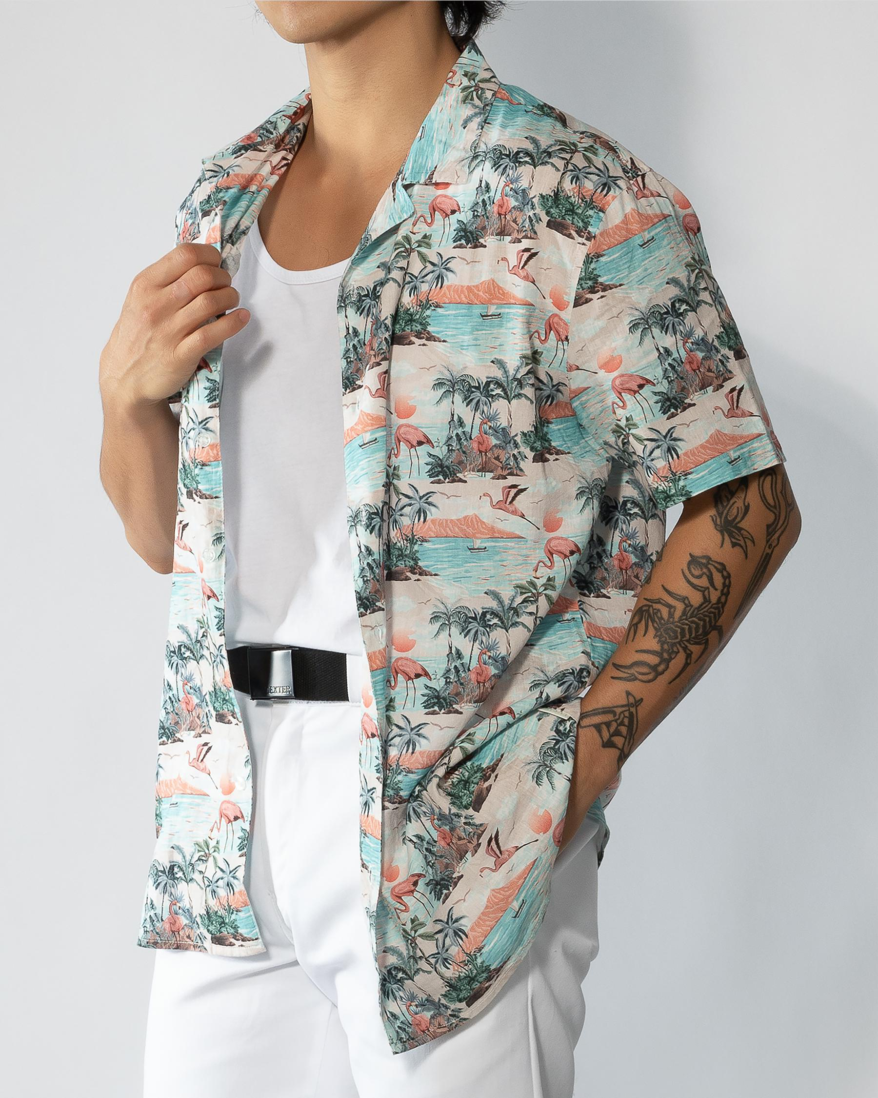 Shop Lucid Collective Short Sleeve Shirt In Multi - Fast Shipping ...