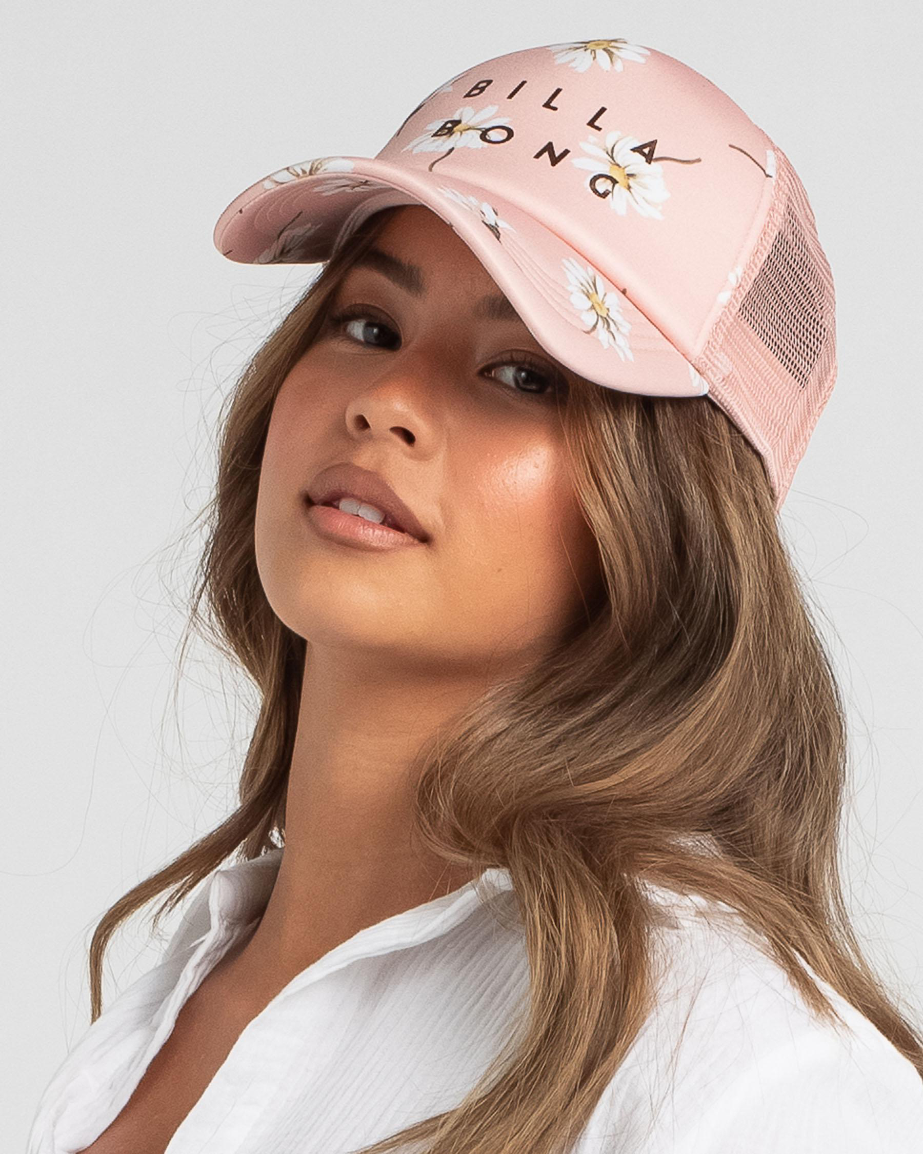 Shop Billabong Feeling Peachy Trucker Cap In Peach - Fast Shipping ...