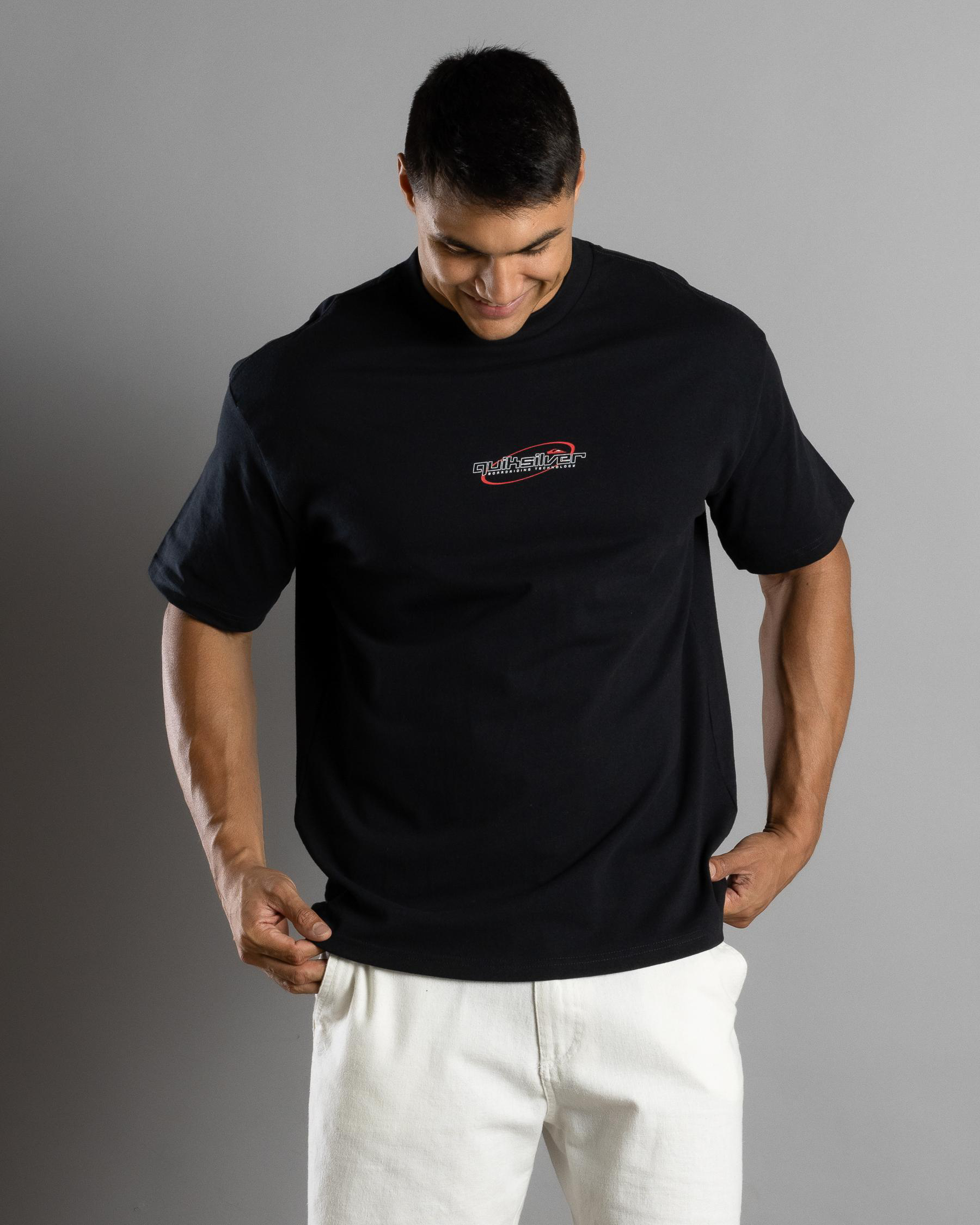Shop Quiksilver Meteor T-Shirt In Black - Fast Shipping & Easy Returns - City Beach Australia