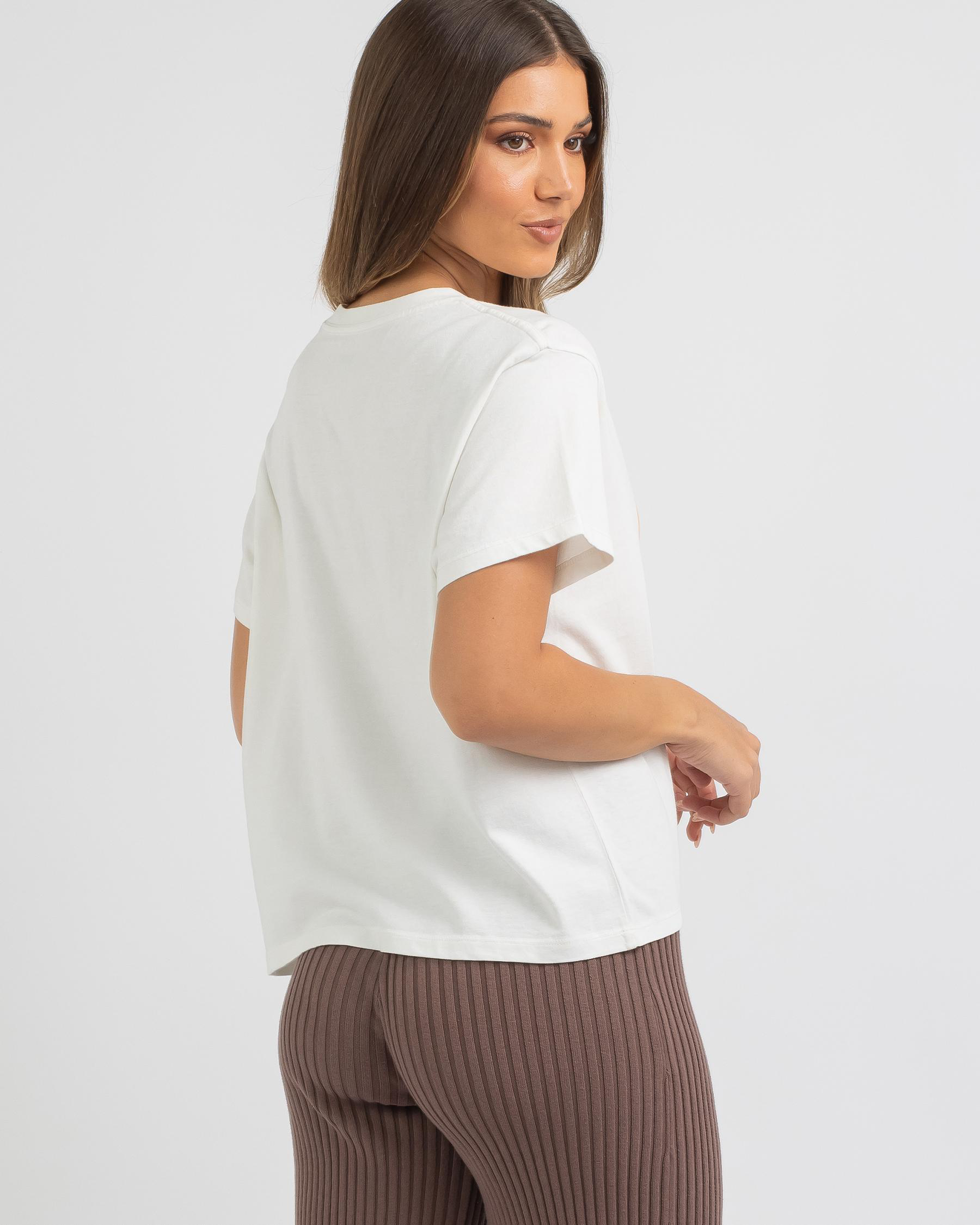 Shop Levi's Graphic Varsity T-Shirt In Sugar Swizzle - Fast Shipping ...