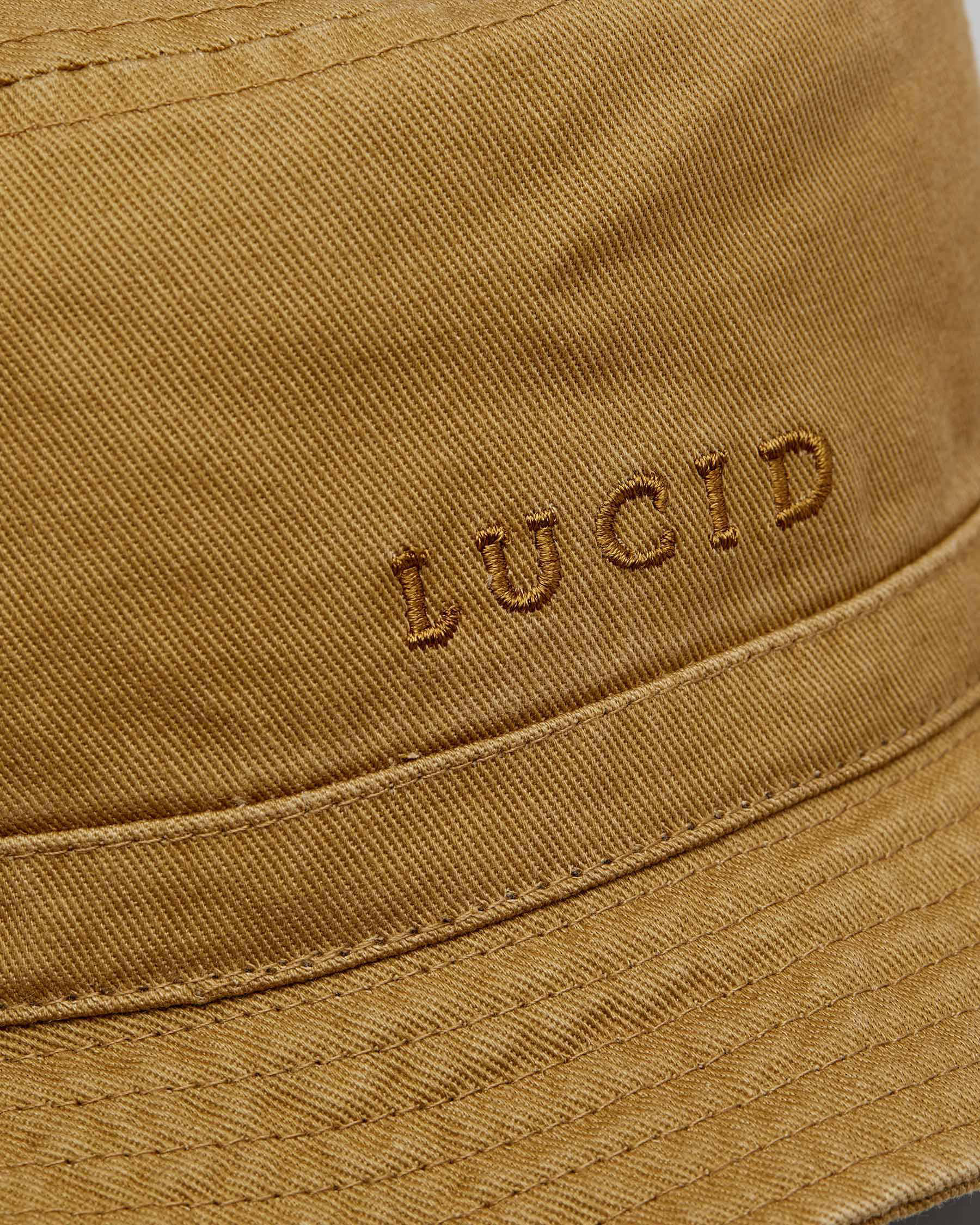 Shop Lucid Textile Bucket Hat In Khaki - Fast Shipping & Easy Returns ...