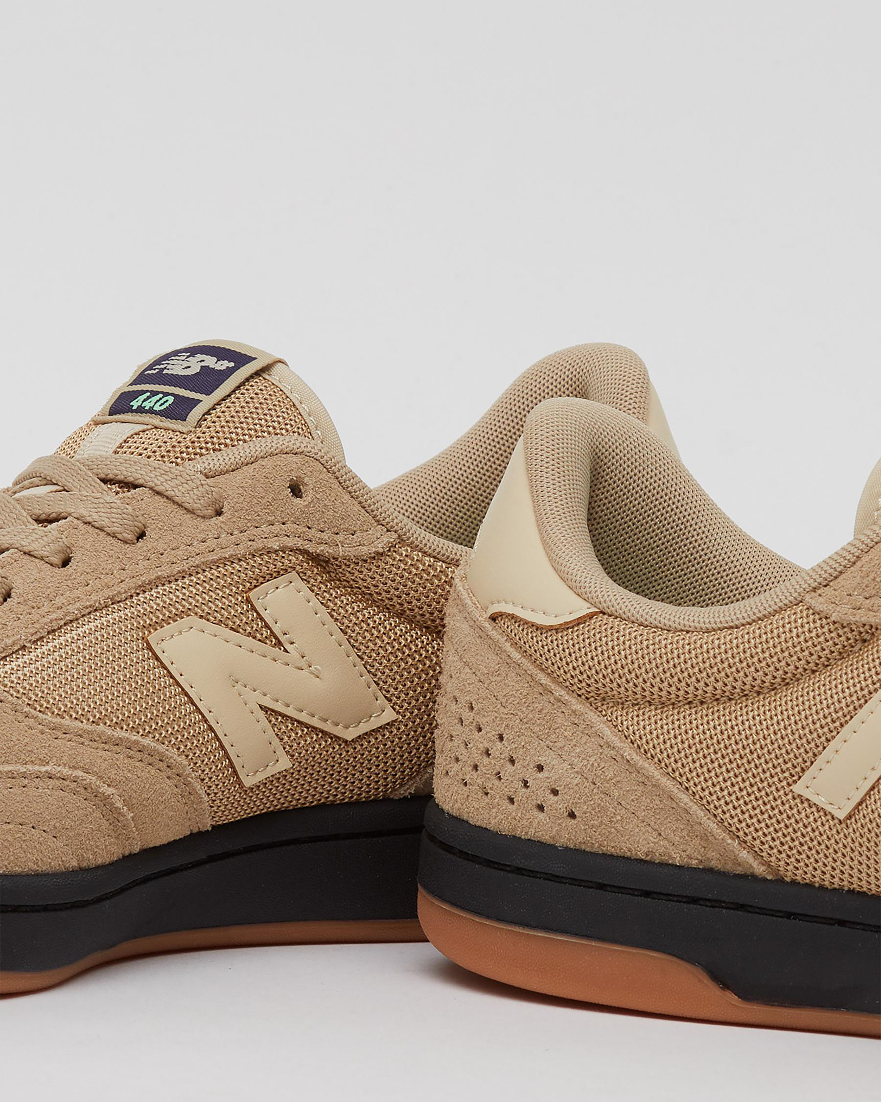 Shop New Balance NB 440 Shoes In Tan/black - Fast Shipping & Easy ...
