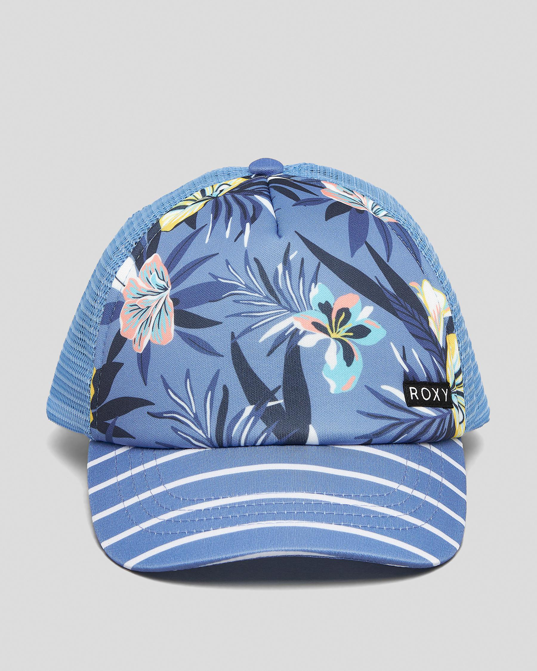 Shop Roxy Girls' Honey Coconut Trucker Cap In Allure Rg Fasso S - Fast ...