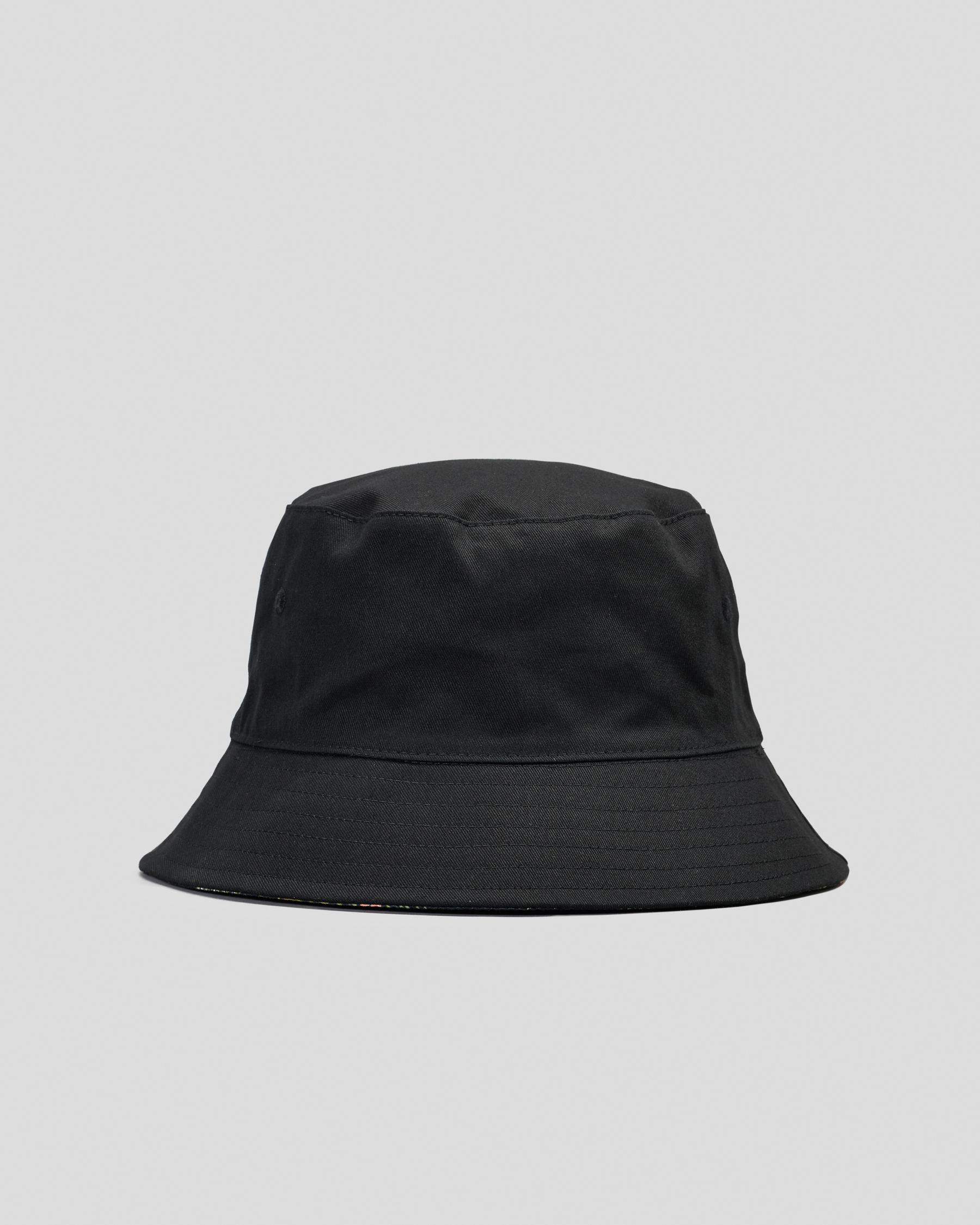 Shop The Mad Hueys Boys' Frothin Out Reversible Bucket Hat In Black ...
