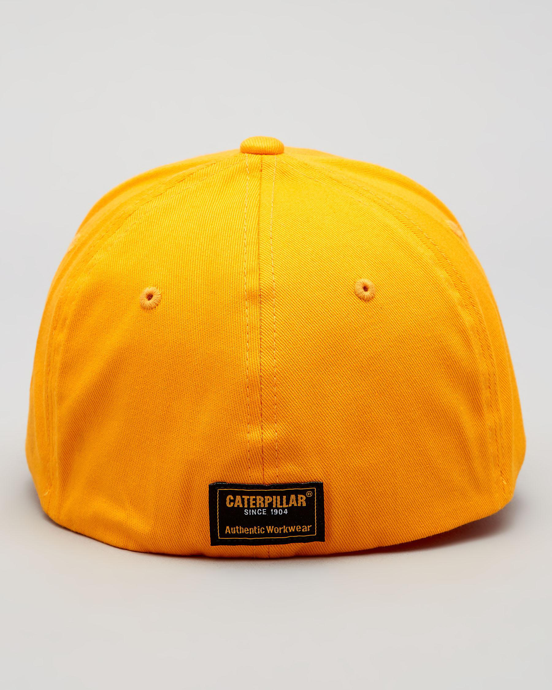 Shop Cat Trademark Flexfit Cap In Yellow - Fast Shipping & Easy Returns ...