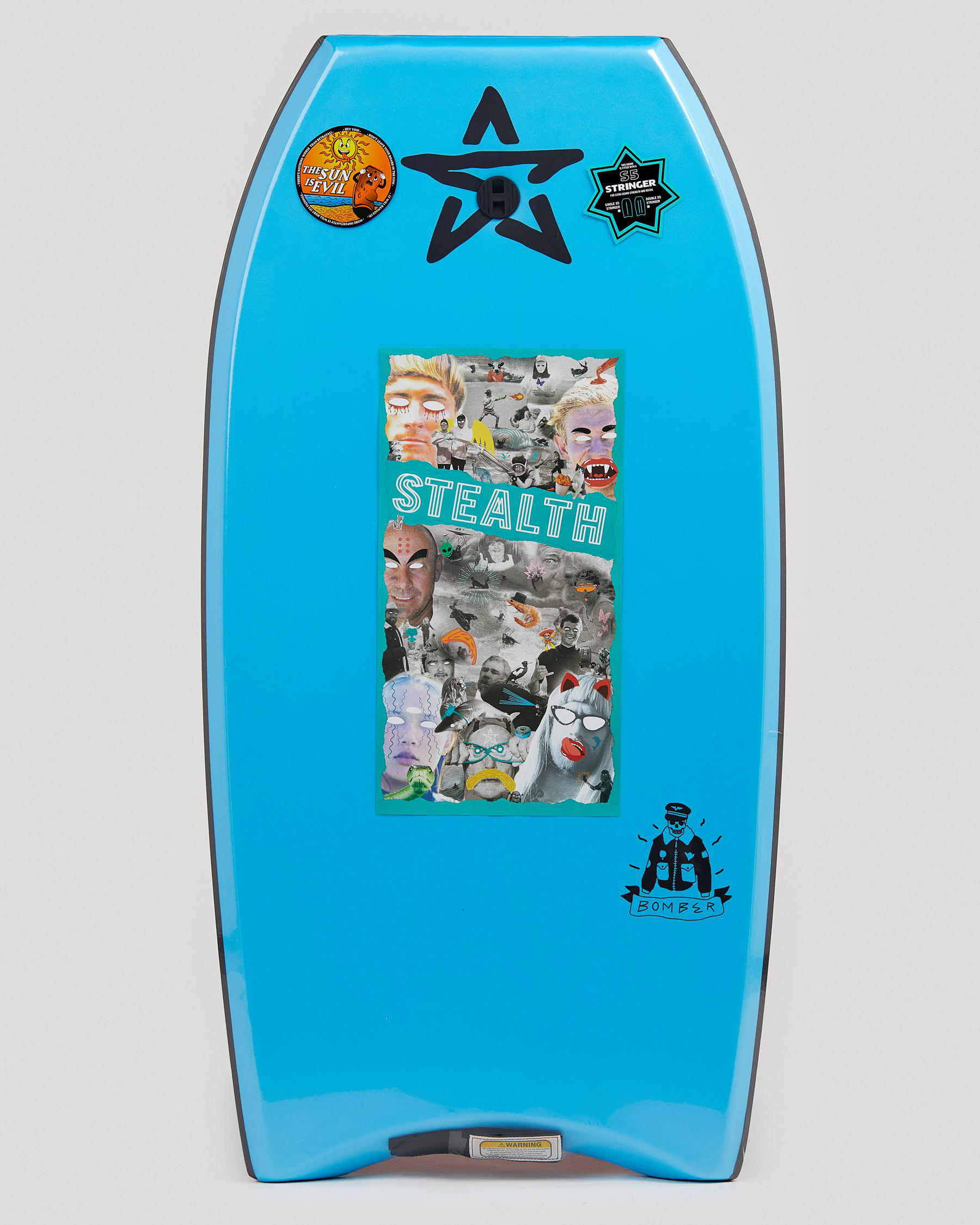 Shop Stealth Bomber 45" Bodyboard In Sky Blue - Fast Shipping & Easy ...