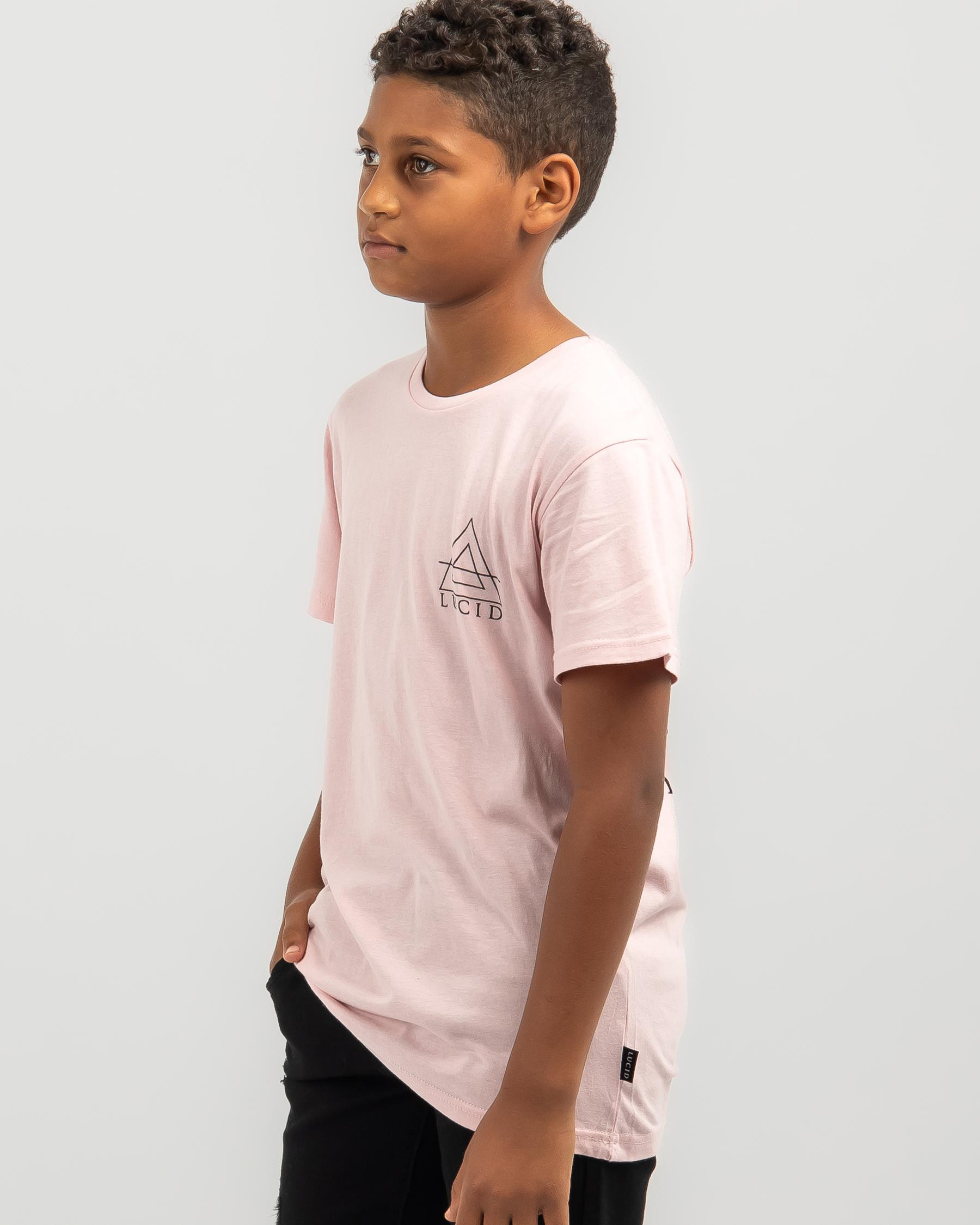 Lucid Boys' Silhouettes T-Shirt In Light Pink | City Beach Australia