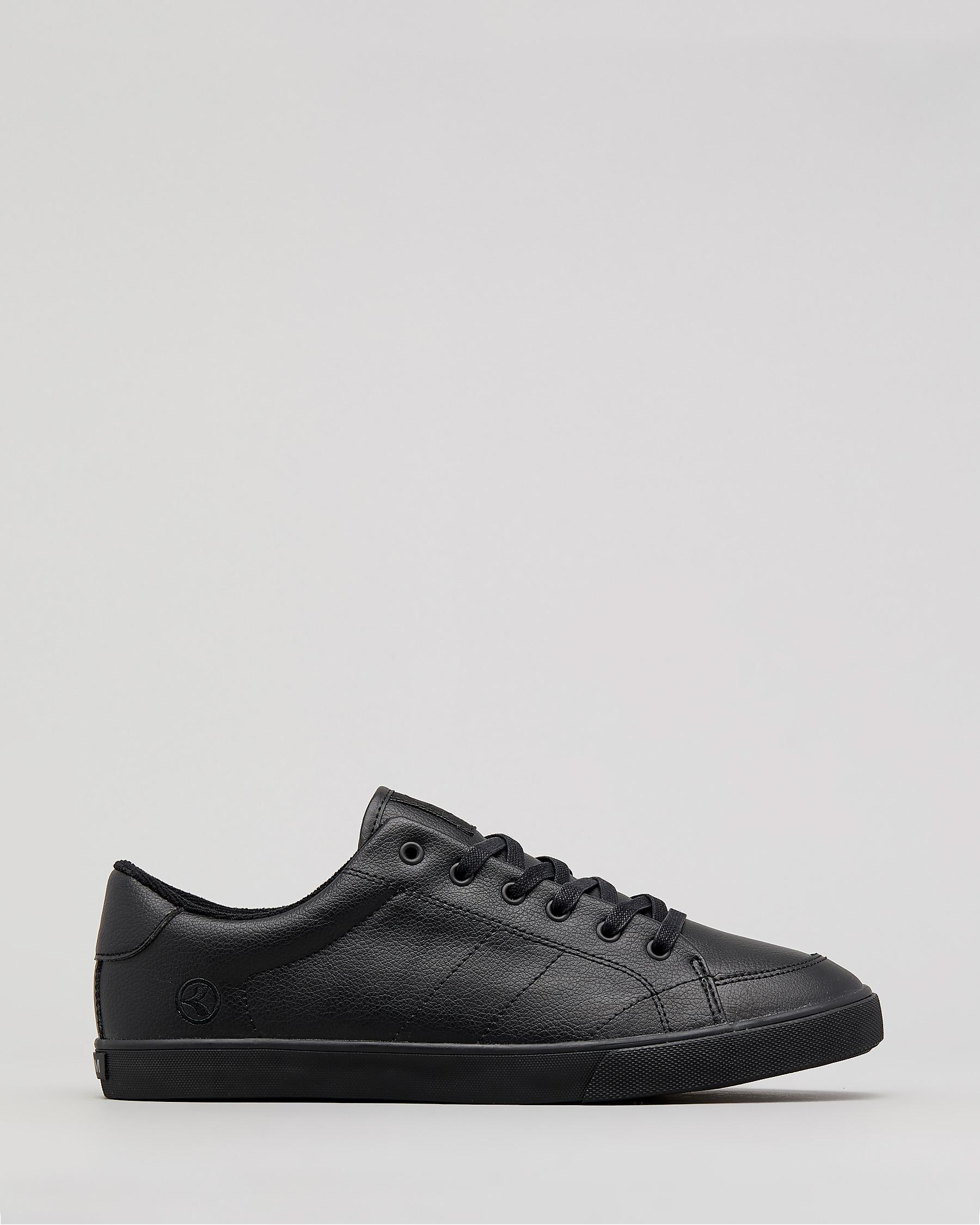 Shop Kustom Kramer Shoes In Black Leather - Fast Shipping & Easy ...