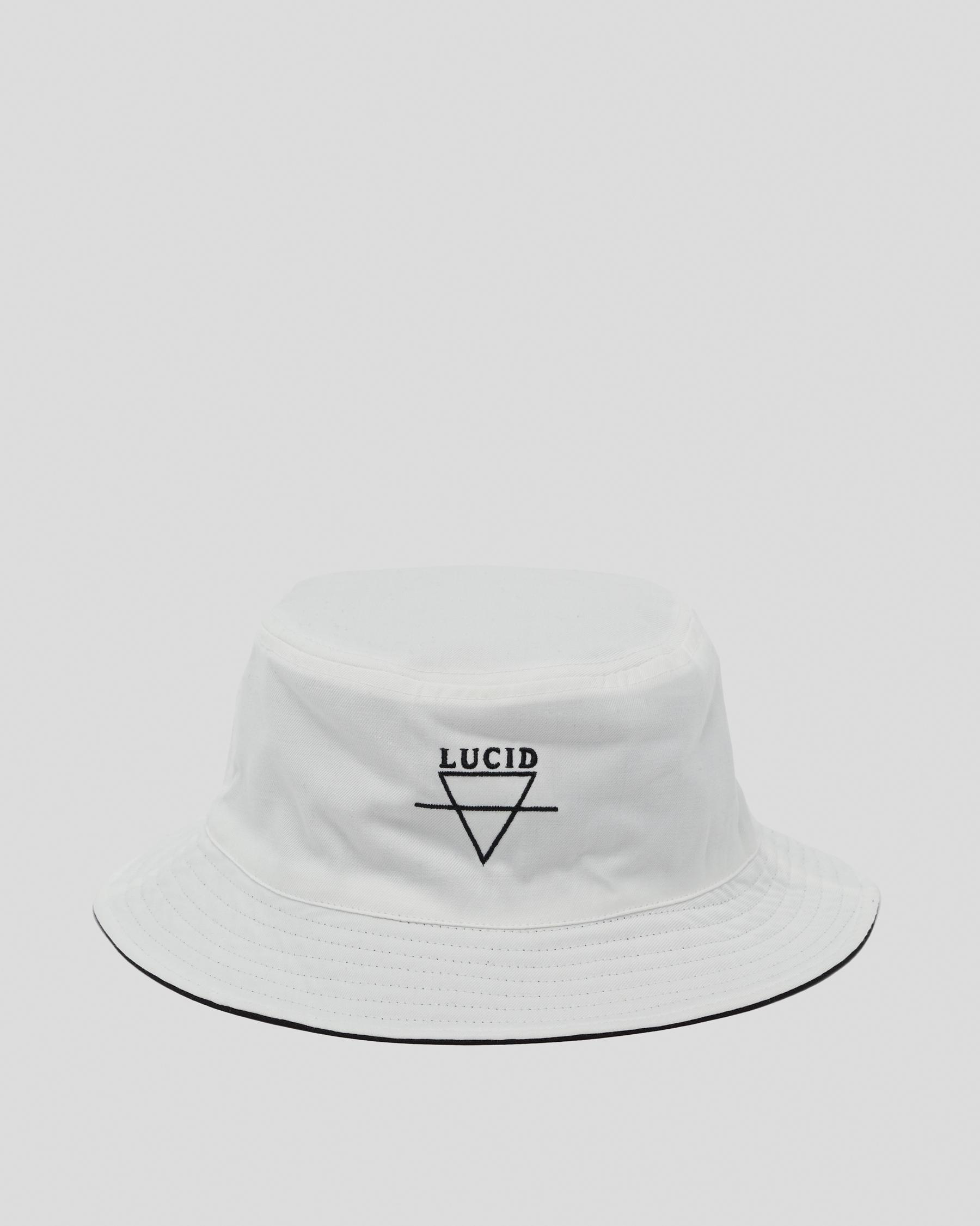 Shop Lucid Wisdom Bucket Hat In Black/white - Fast Shipping & Easy ...