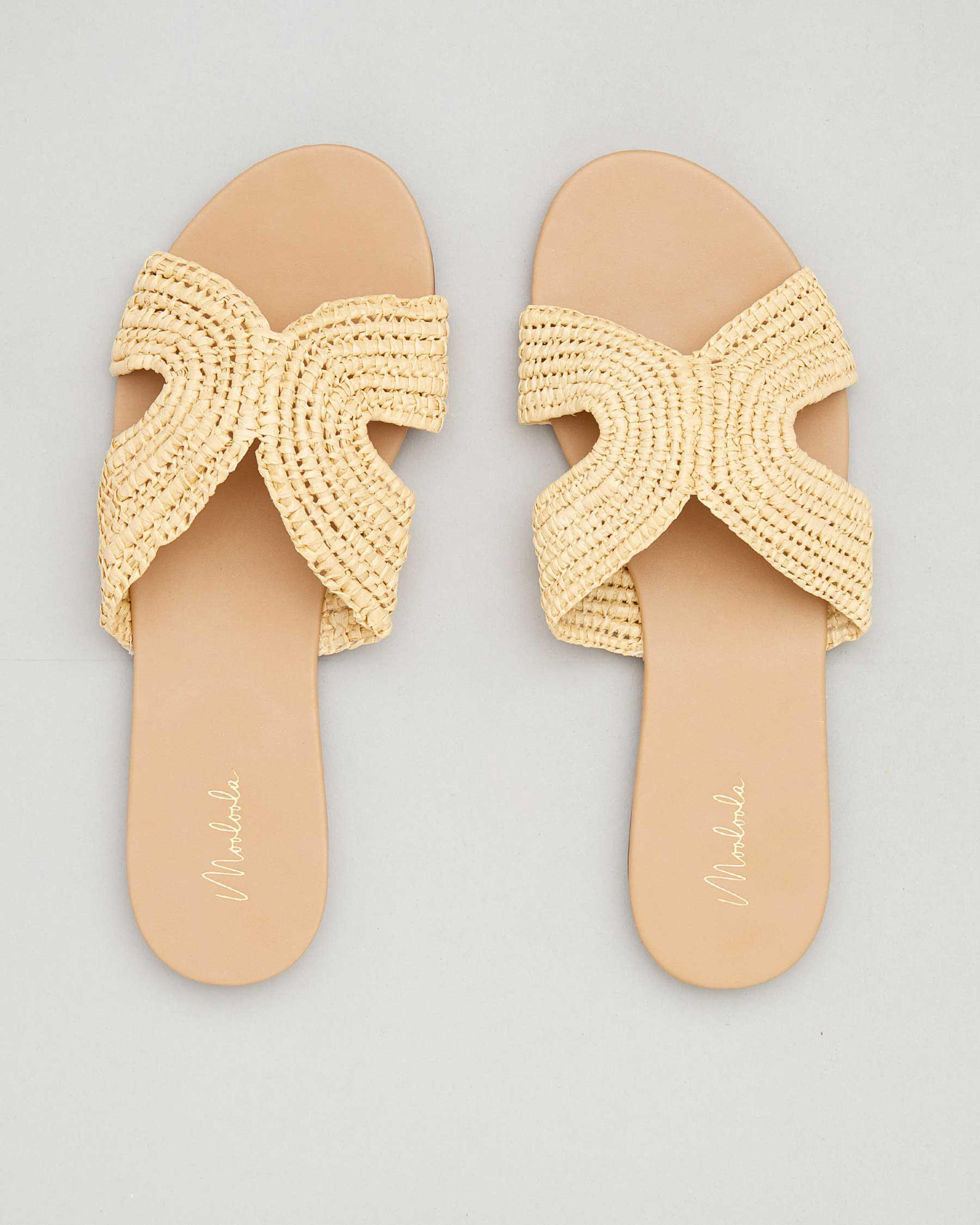 Shop Mooloola Mish Sandals In Natural - Fast Shipping & Easy Returns ...