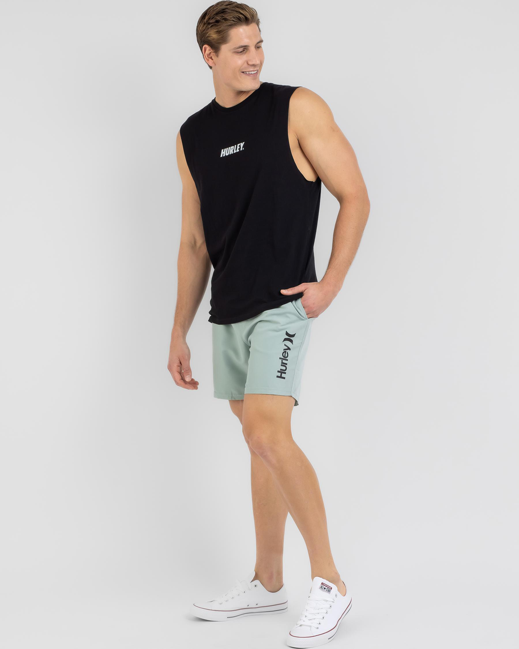 Shop Hurley Fastlane Tank In Blk - Fast Shipping & Easy Returns - City ...