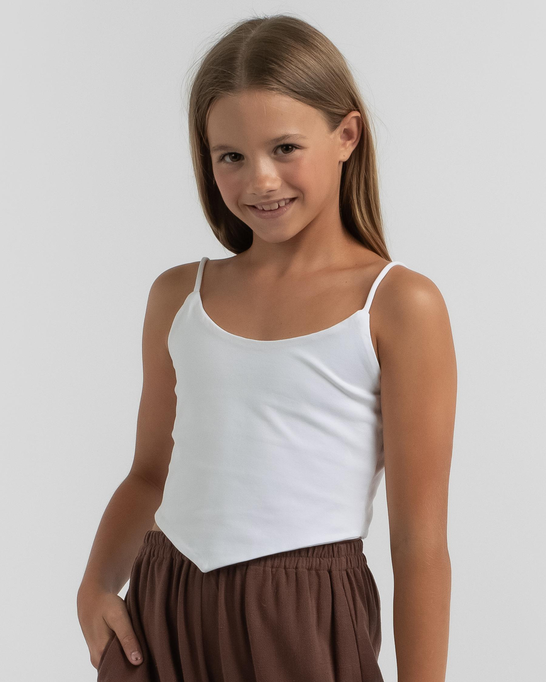 Shop Mooloola Girls' Midsummer Top In White - Fast Shipping & Easy ...