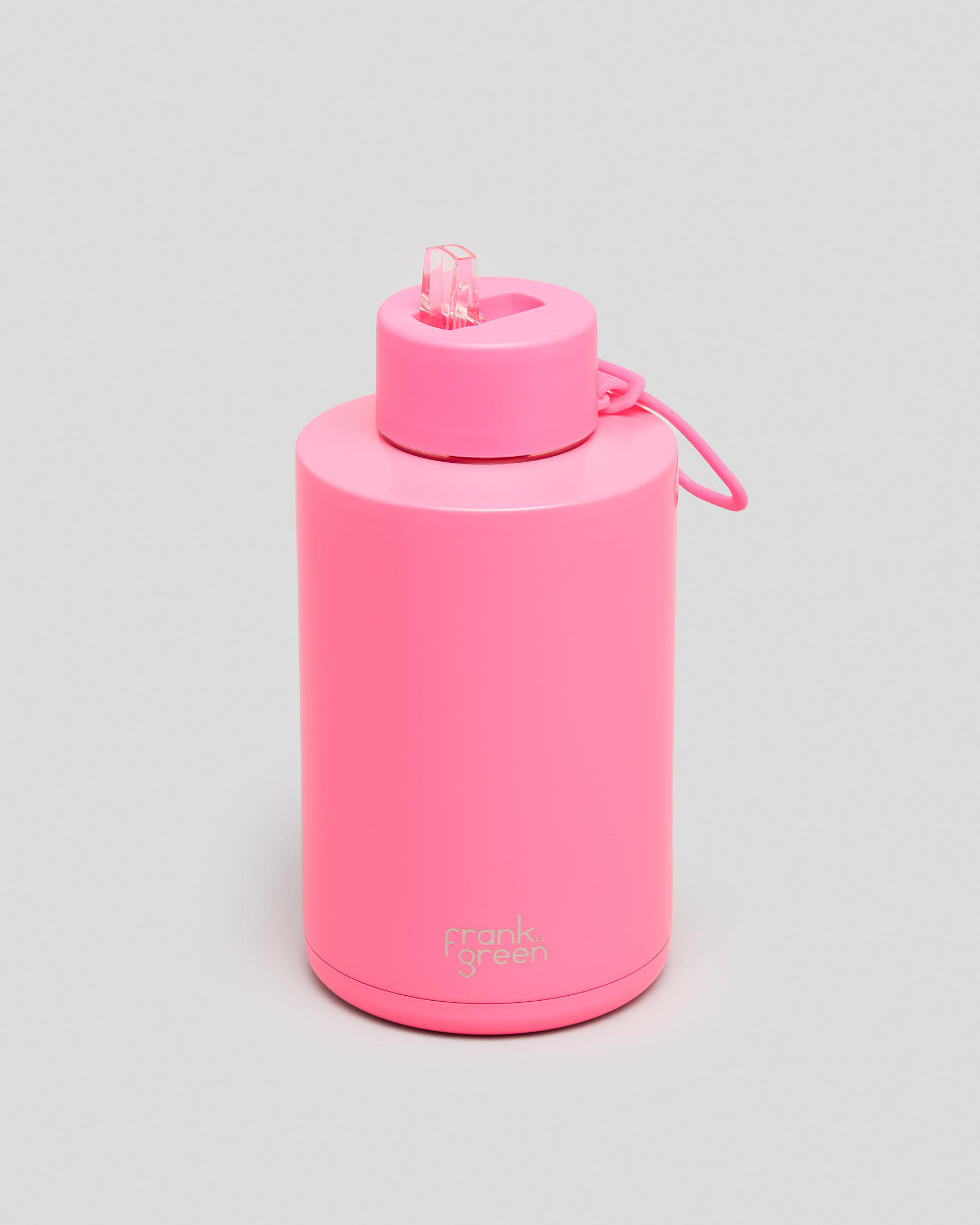 Shop Frank Green 68oz Reusable Bottle with Straw Lid In Neon Pink ...
