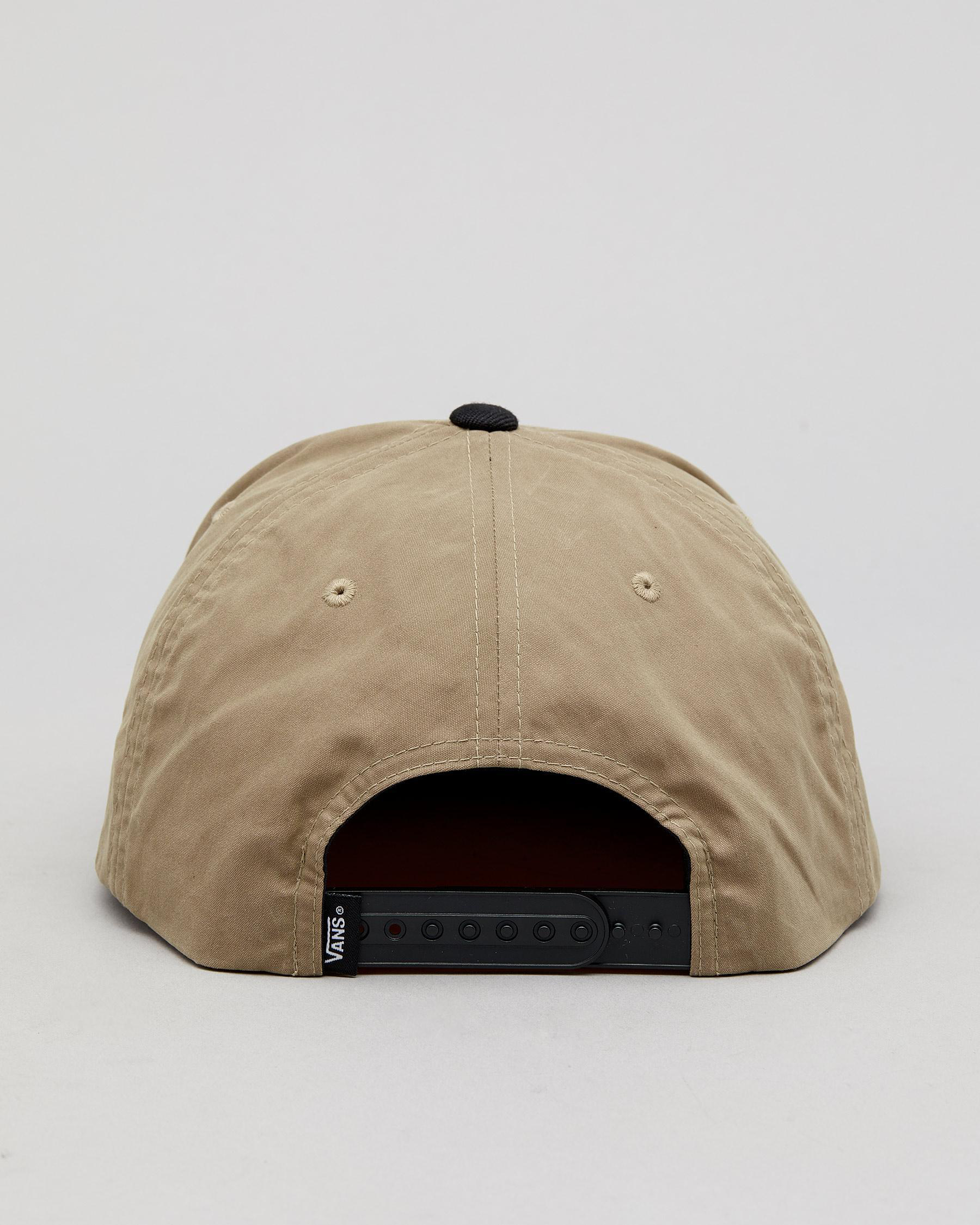 Shop Vans Full Patch Snapback In Dirt/black - Fast Shipping & Easy ...