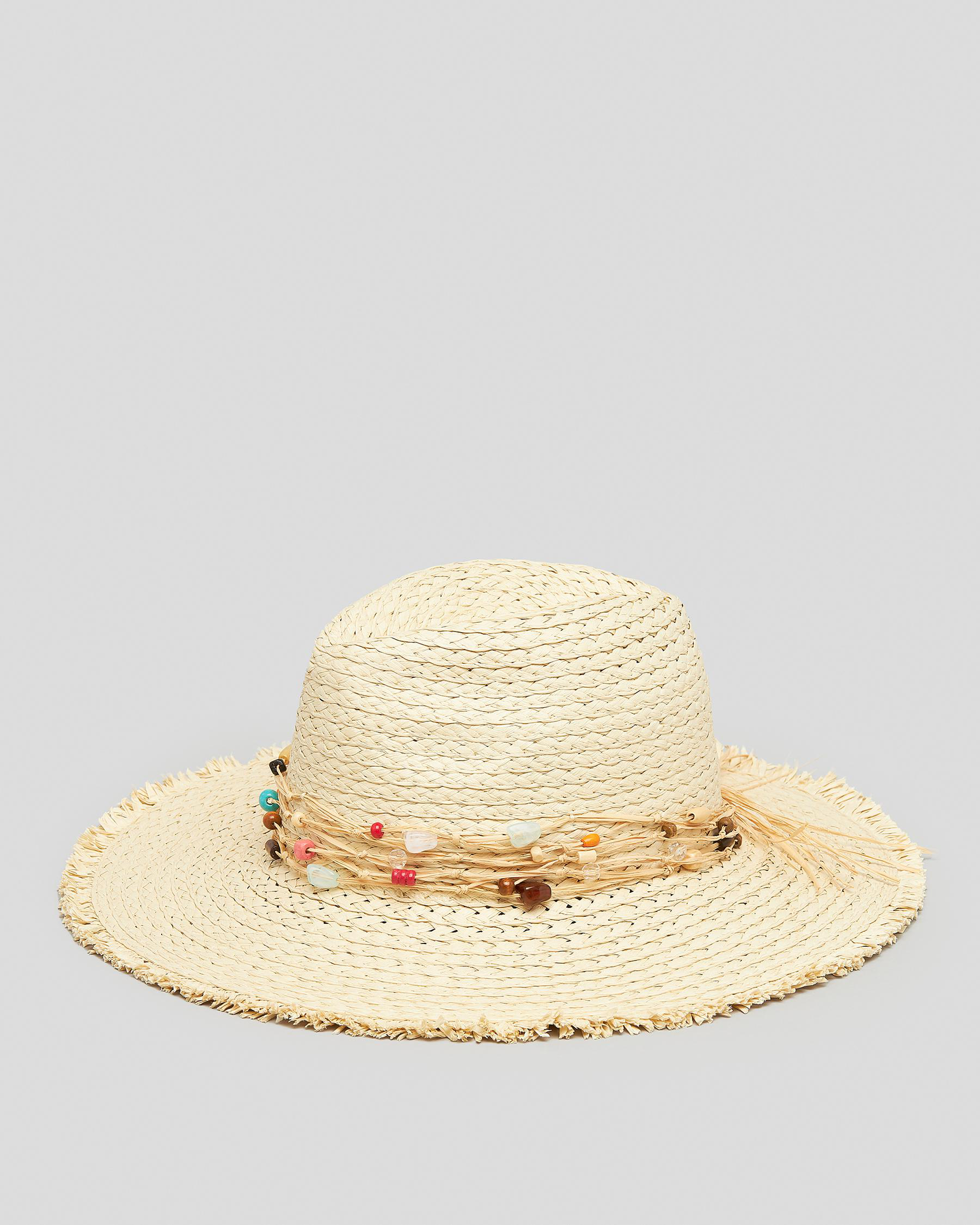 Shop Mooloola Abril Panama Hat In Natural - Fast Shipping & Easy ...