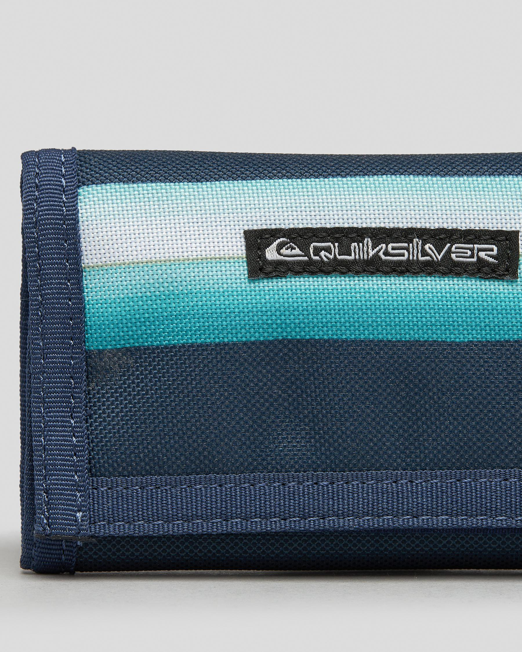 Shop Quiksilver The Everydaily Wallet In Pool Green - Fast Shipping ...