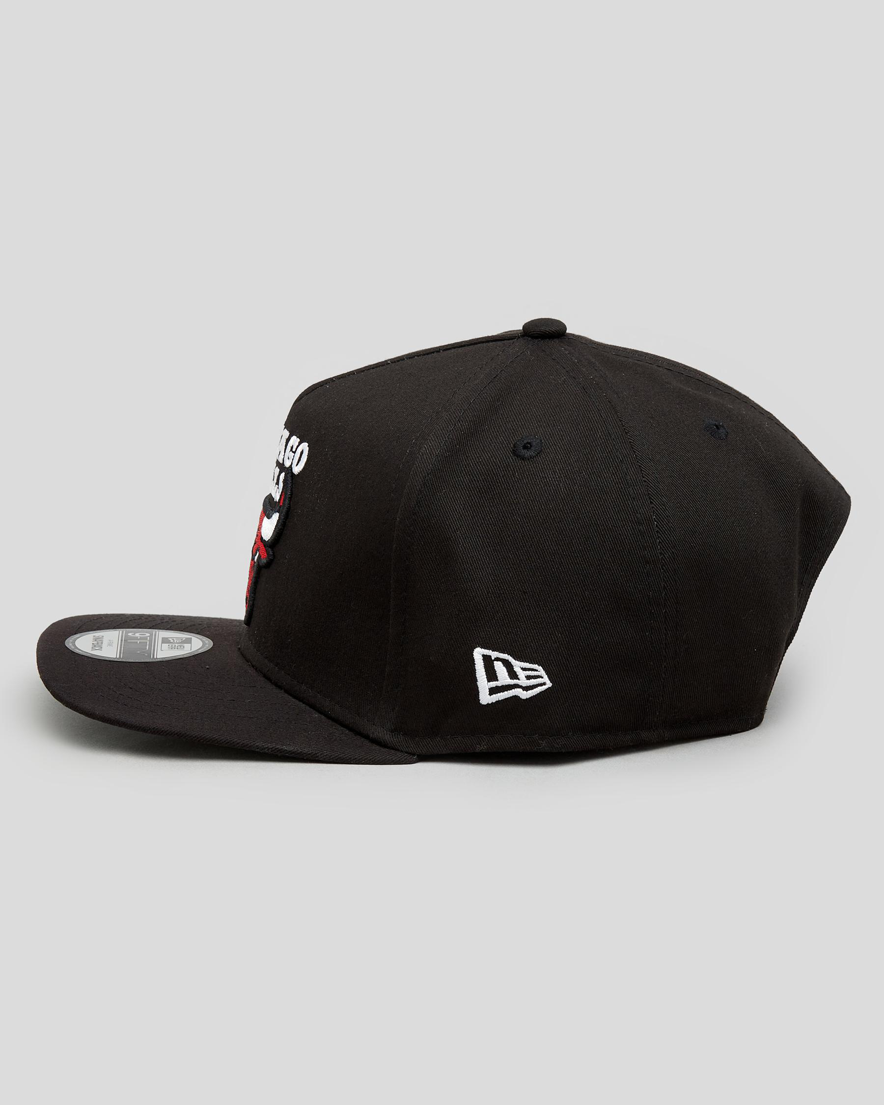 Shop New Era Chicago Bulls 9Fifty A-Frame Snapback In Black - Fast ...