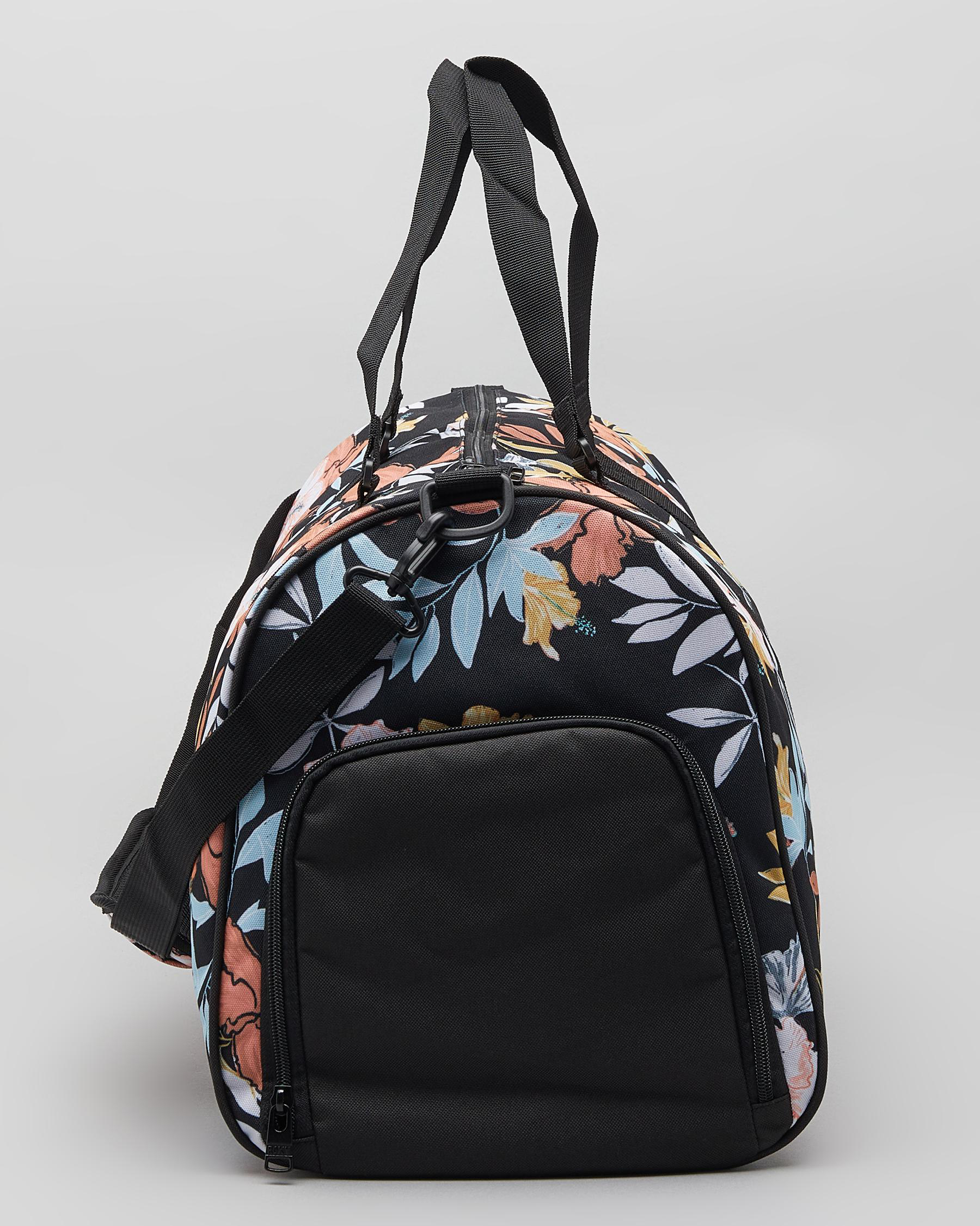 Shop Roxy Pumpkin Spice Travel Bag In Anthracite Island Vibes - Fast ...