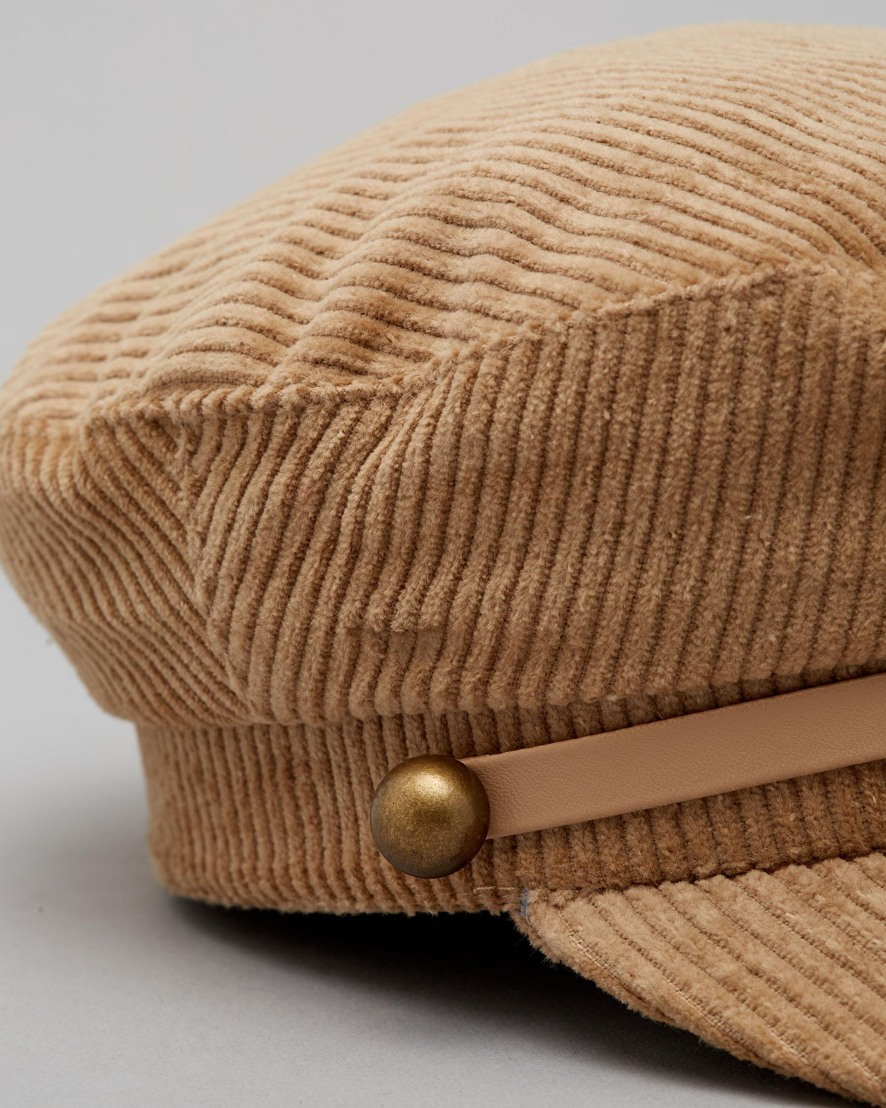 Shop Mooloola Savanna Lieutenant Cap In Milk Chocolate - Fast Shipping ...