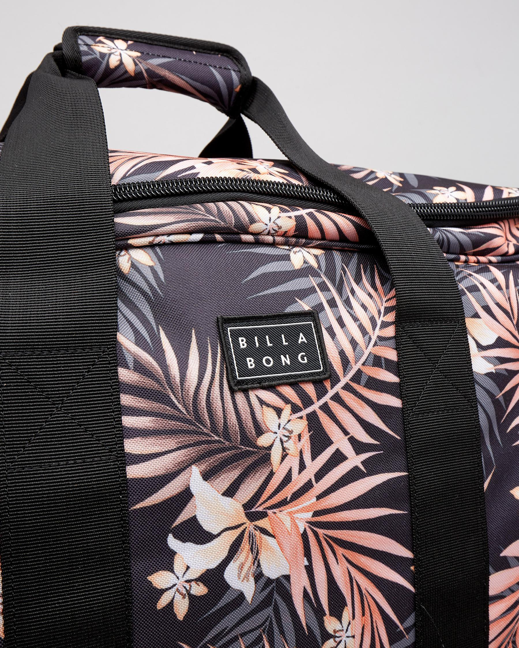 Shop Billabong Check In Large Wheeled Travel Bag In Black/ Army - Fast ...