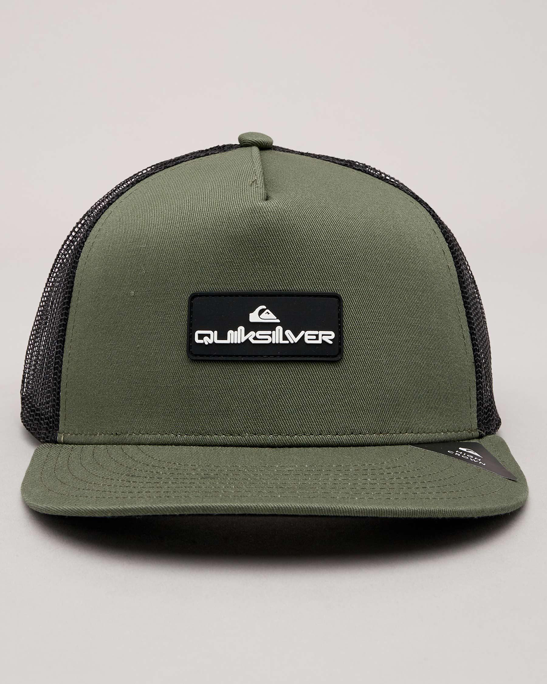 Shop Quiksilver Lockerbees Cap In Four Leaf Clover - Fast Shipping ...