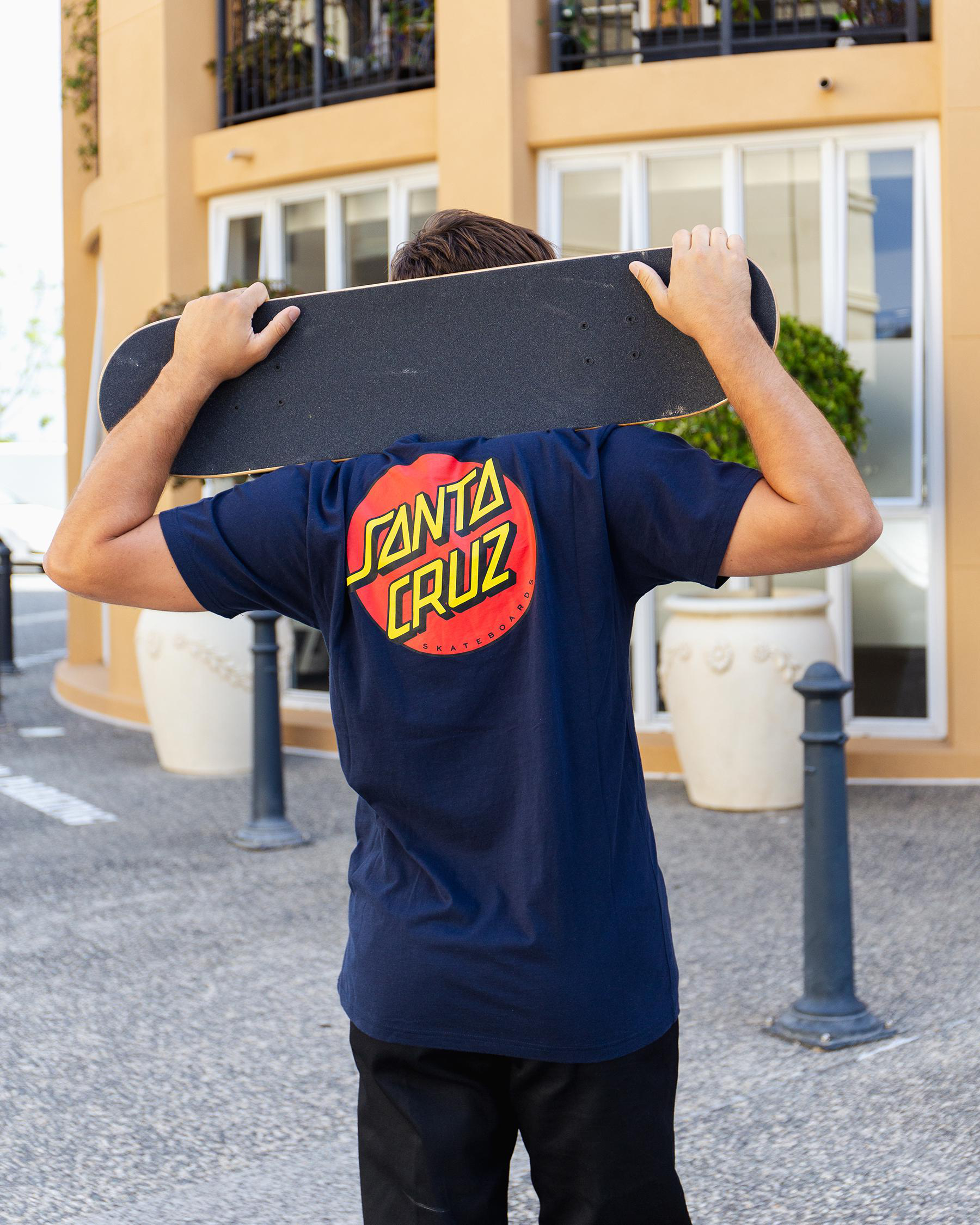 Shop Santa Cruz Classic Dot T-Shirt In Blue Nights - Fast Shipping ...