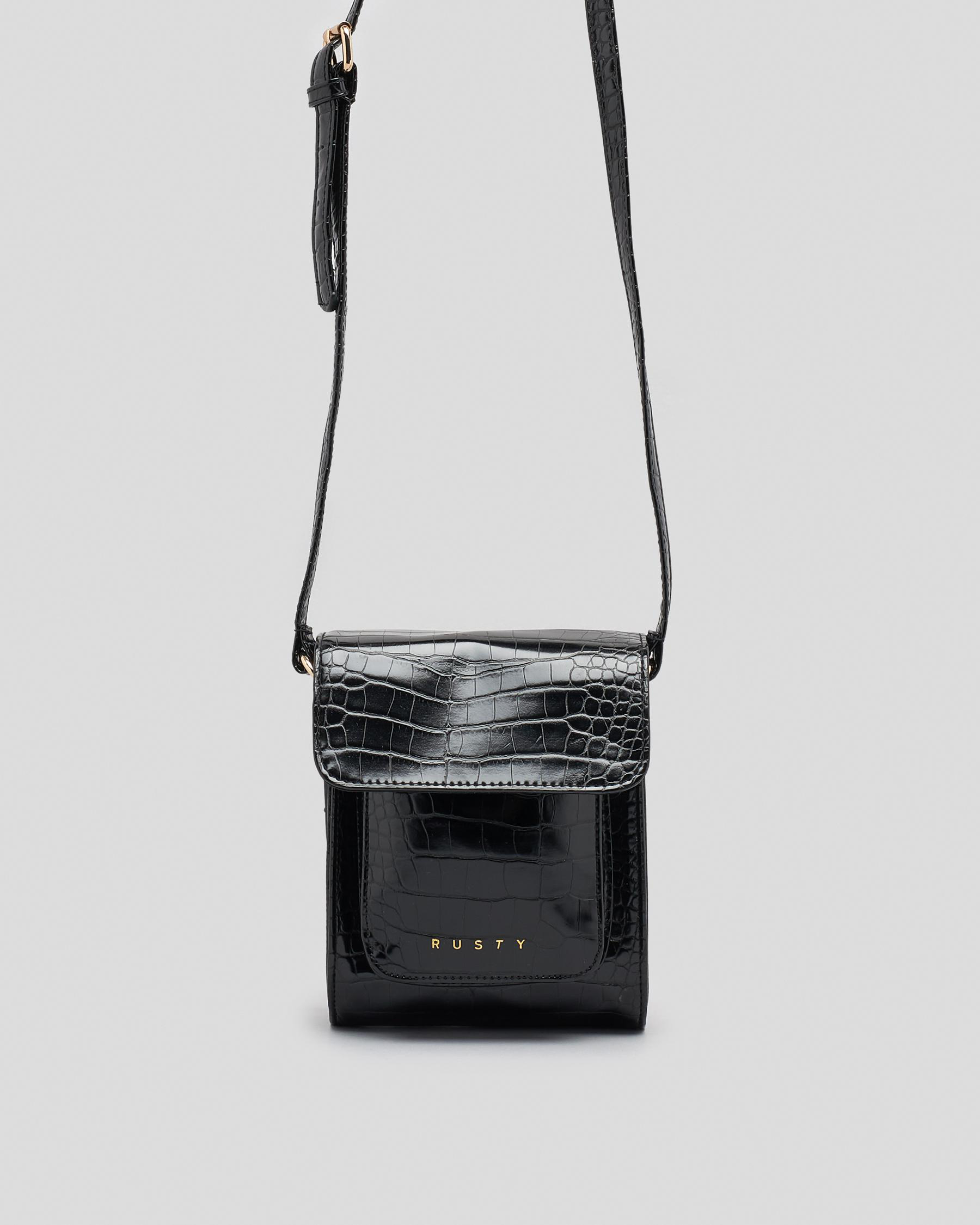 Shop Rusty Danielle Side Bag In Black - Fast Shipping & Easy Returns ...