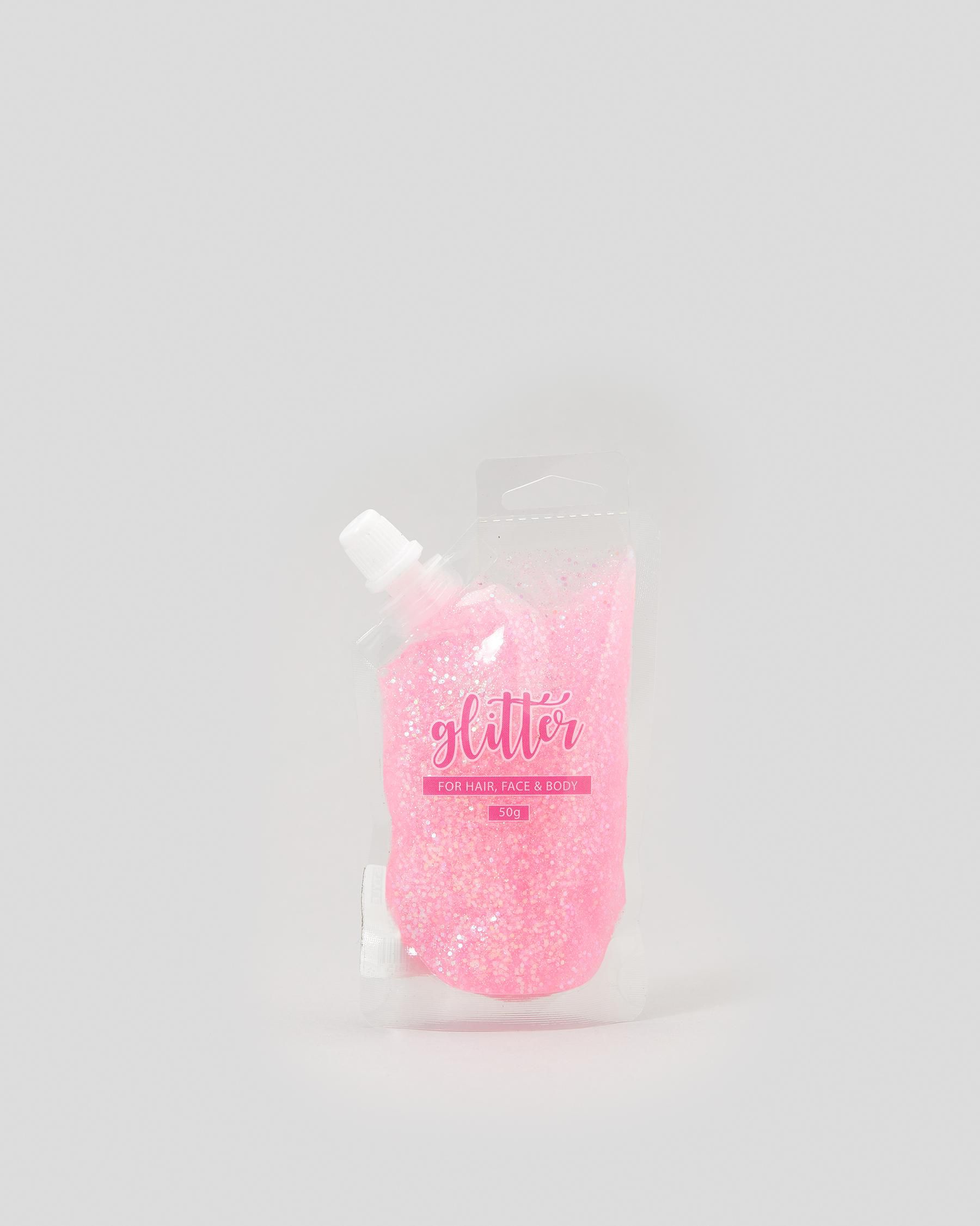 Shop Get It Now Glitter Hair and Body Sachet In Pink - Fast Shipping ...
